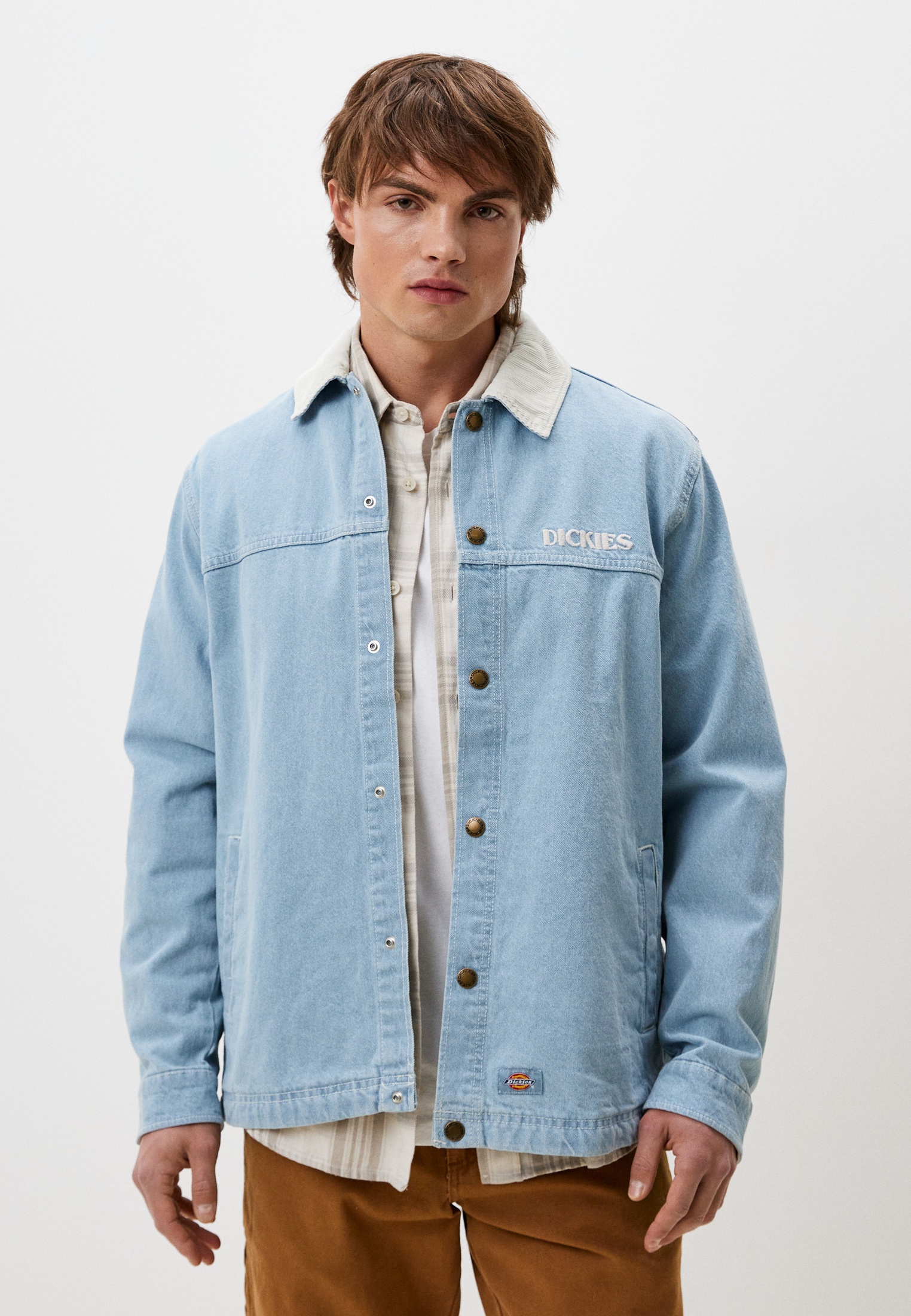 Куртка джинсовая Dickies HERNDON, цвет: голубой, RTLADN696401 — купить ...