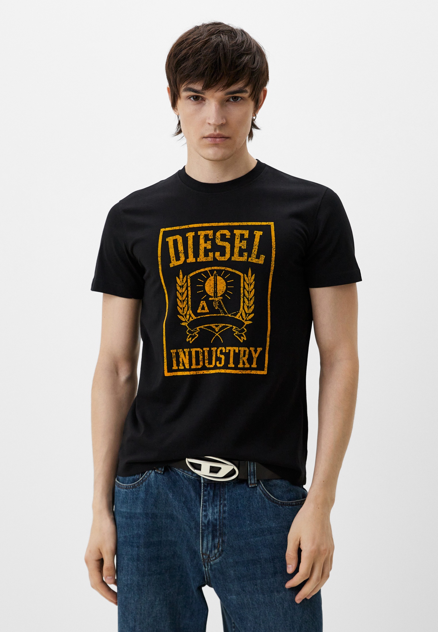 Футболка Diesel, цвет: черный, RTLADN804501 — купить в интернет ...