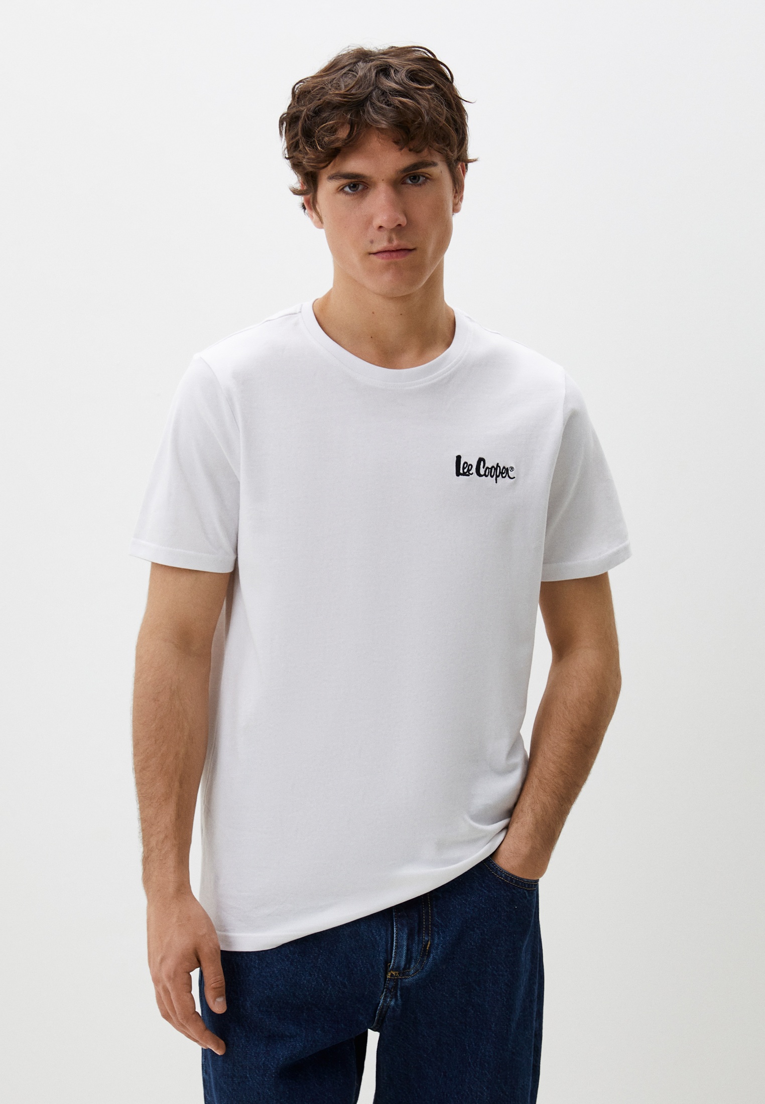 Футболка Lee Cooper, цвет: белый, RTLADN835801 — купить в интернет ...