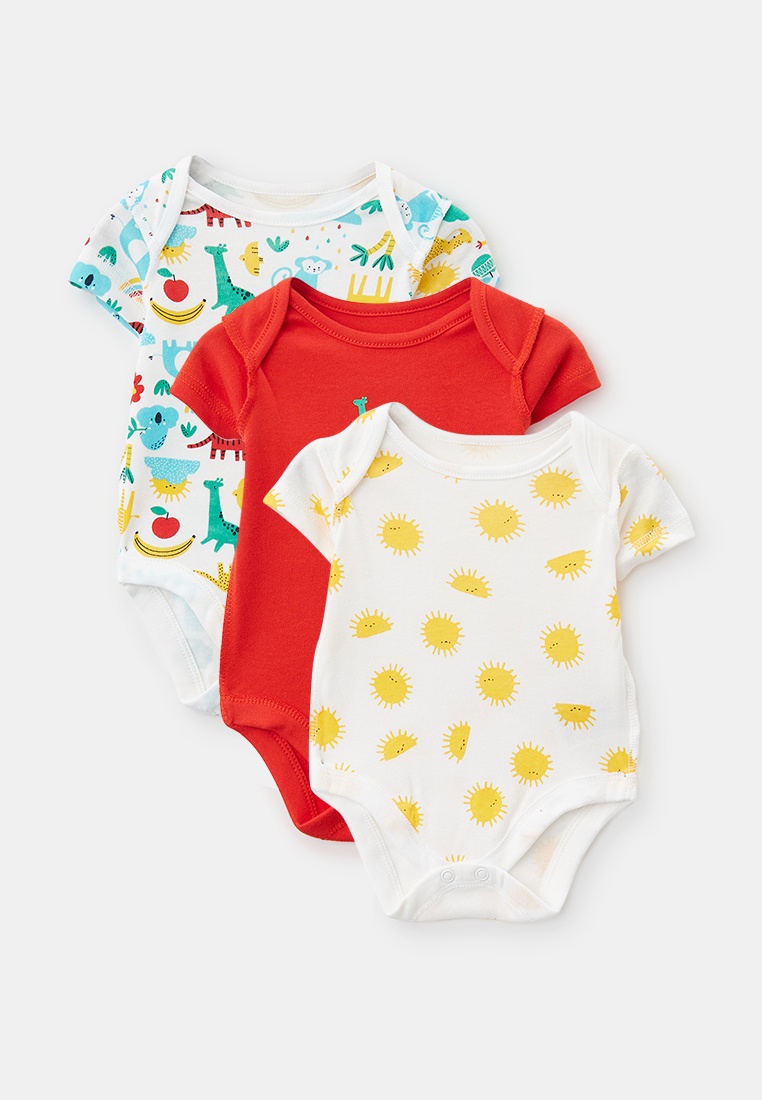 Боди 3 шт. Mothercare, цвет: белый, RTLADN877701 — купить в интернет ...