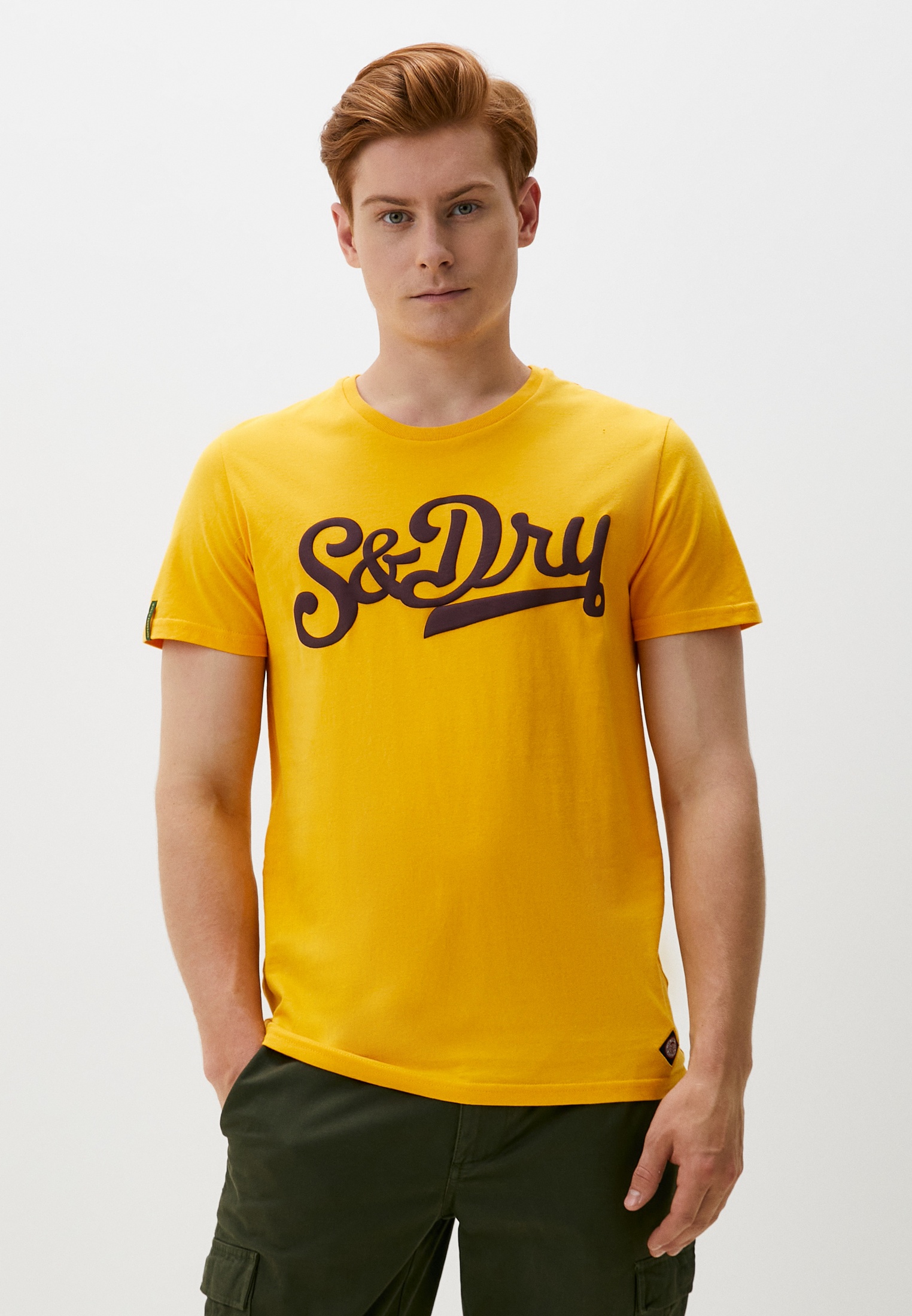 Футболка Superdry, цвет: желтый, RTLADN929501 — купить в интернет ...