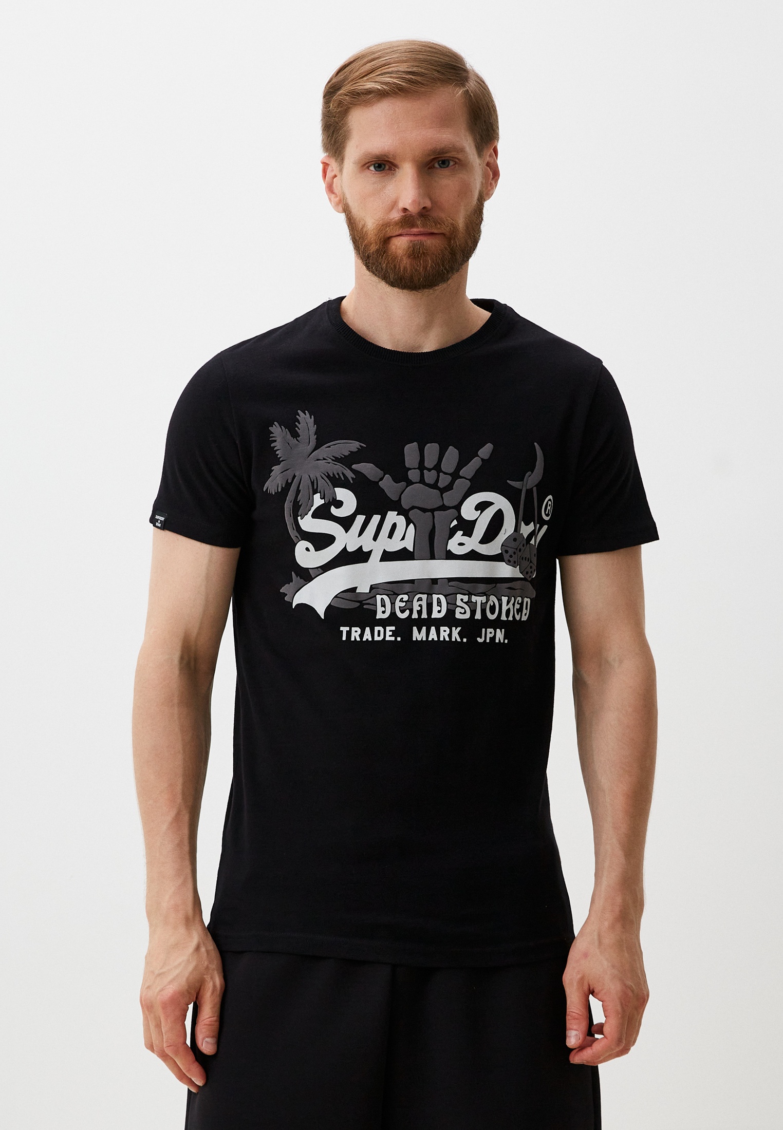 Футболка Superdry, цвет: черный, RTLADN930601 — купить в интернет ...
