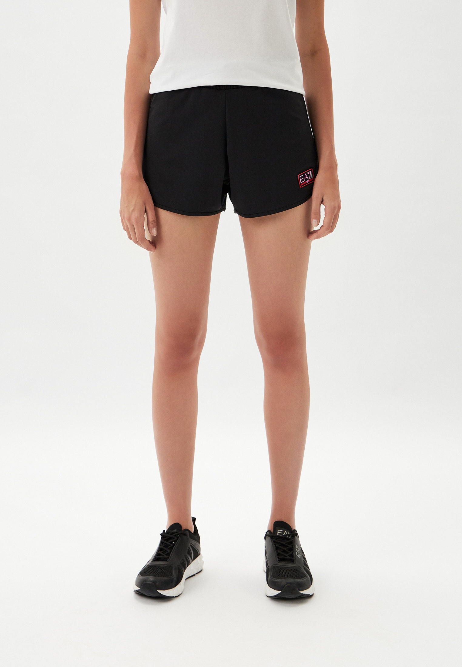 Шорты спортивные EA7 VENTUS 7 W, цвет: черный, RTLADN985901 — купить в ...