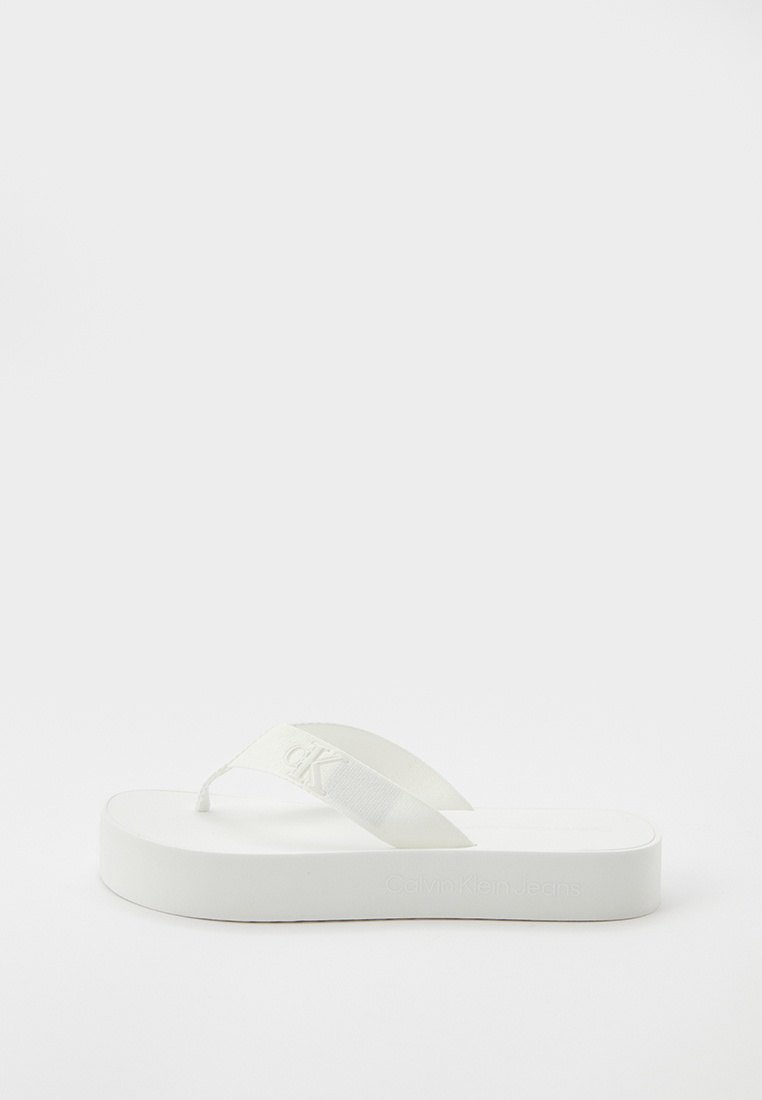 Сланцы Calvin Klein Jeans, цвет: белый, RTLADO107601 — купить в ...