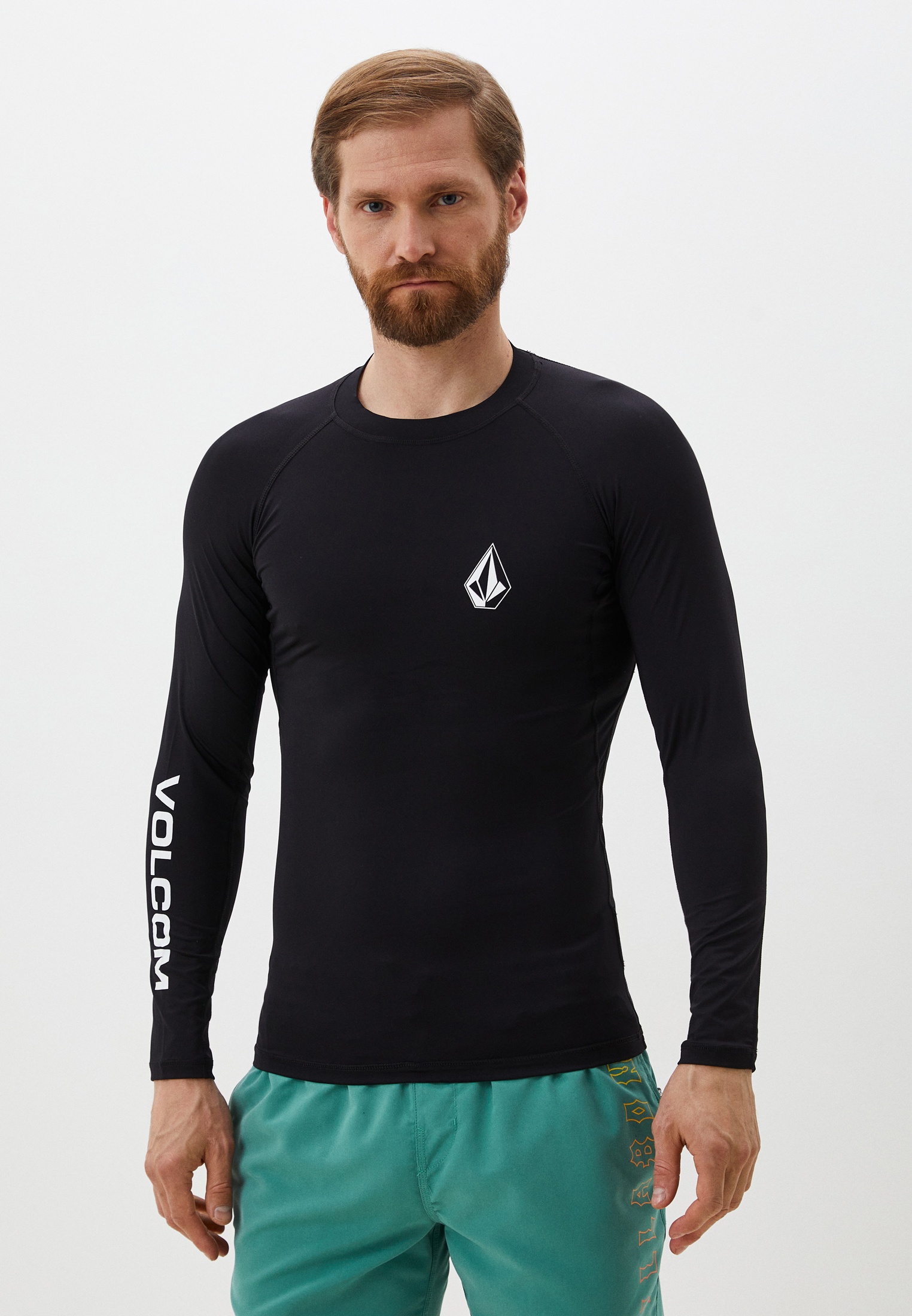 Лонгслив спортивный Volcom LIDO LS, цвет: черный, RTLAEH212901 — купить ...