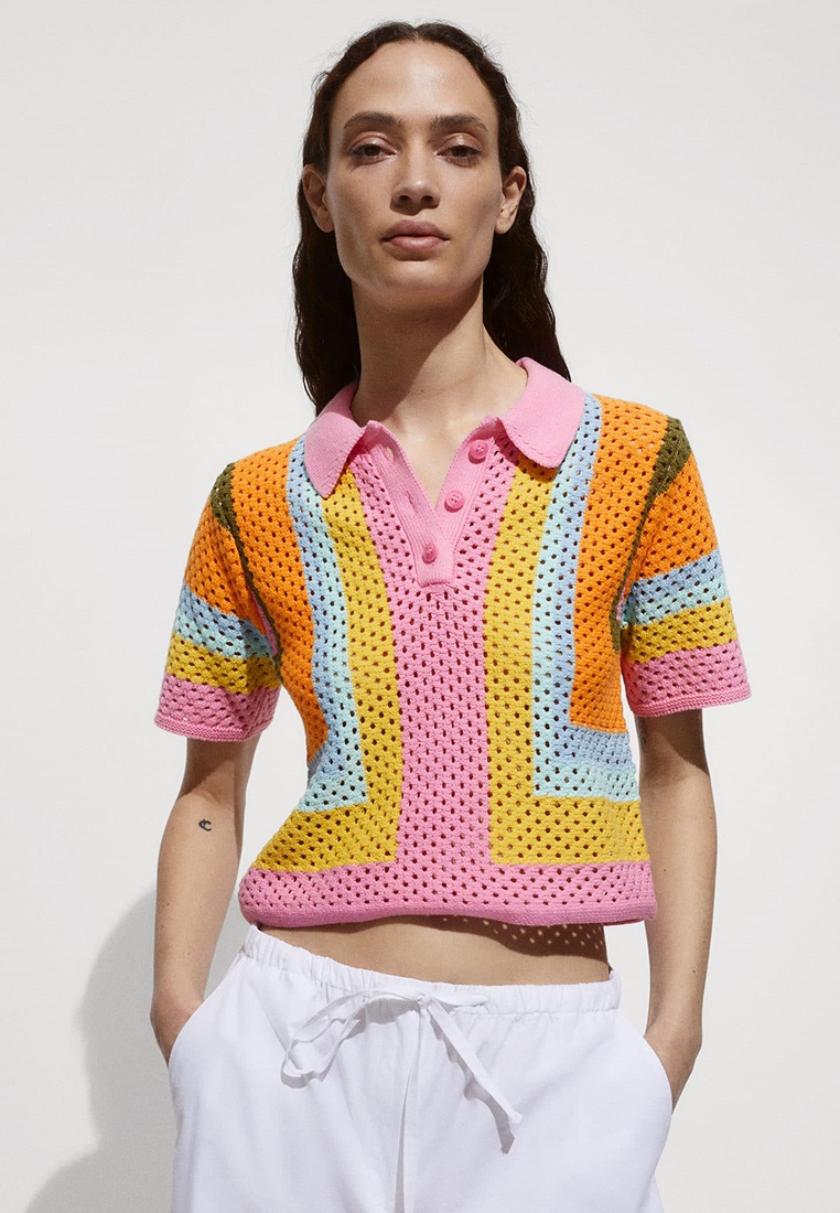 Поло Mango BABYLON, цвет: мультиколор, RTLADO267401 — купить в интернет ...