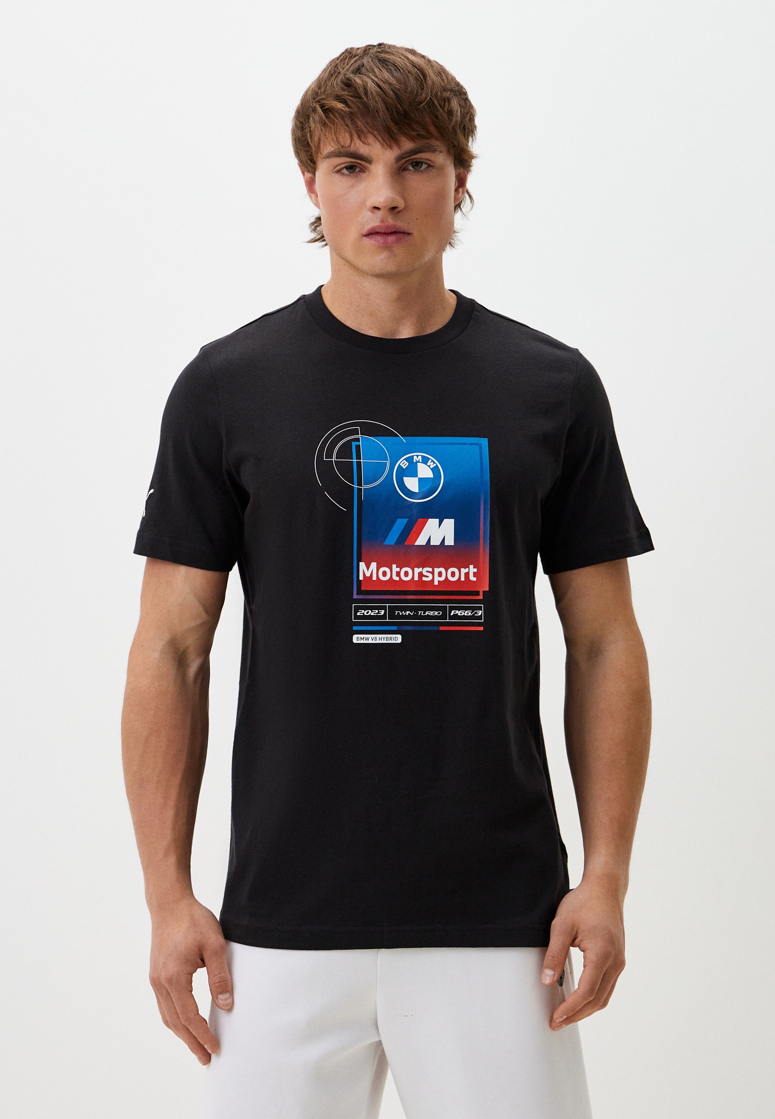 Футболка PUMA BMW MMS Men Graphic Tee 2, цвет: черный, RTLADO428701 ...