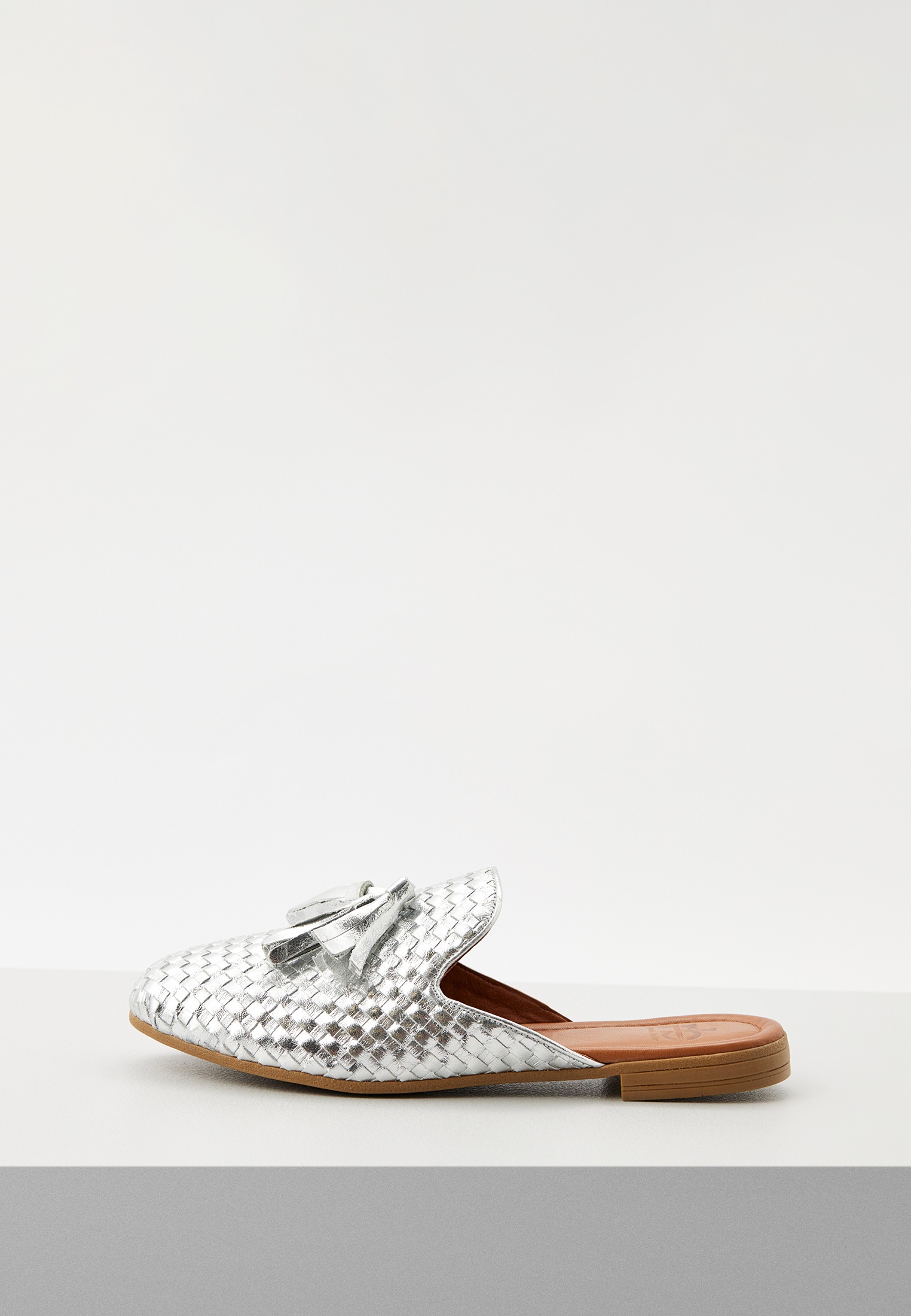 Мюли Roccobarocco, цвет: серебряный, RTLADO473101 — купить в интернет ...