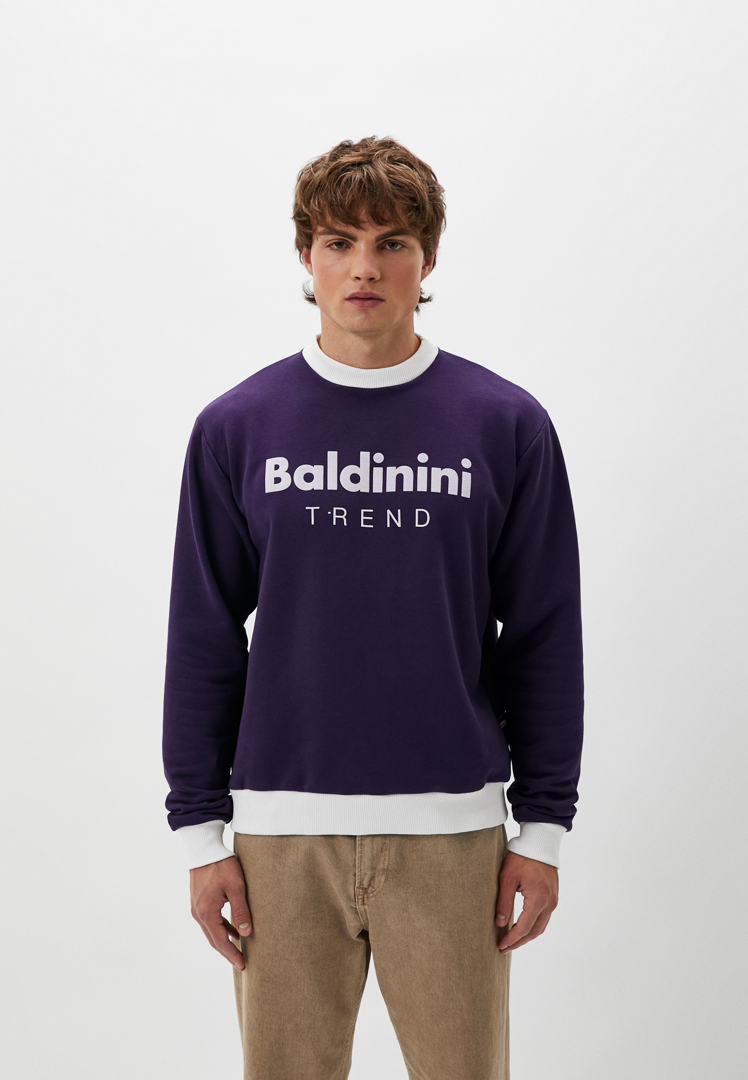 Свитшот Baldinini Trend, цвет: фиолетовый, RTLADO548501 — купить в ...