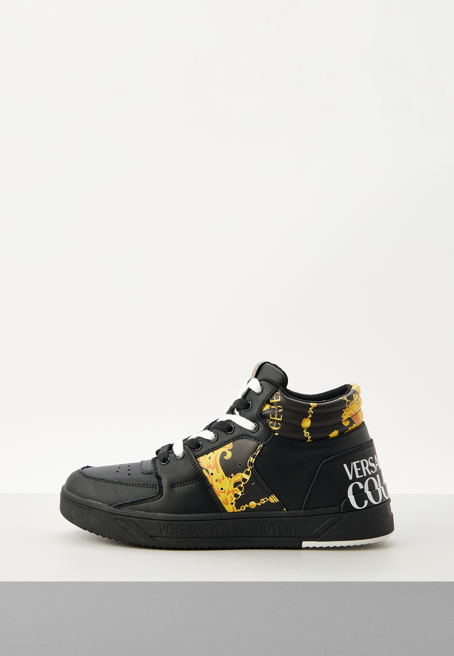 Кеды Versace Jeans Couture, цвет: черный, RTLADO666901 — купить в ...
