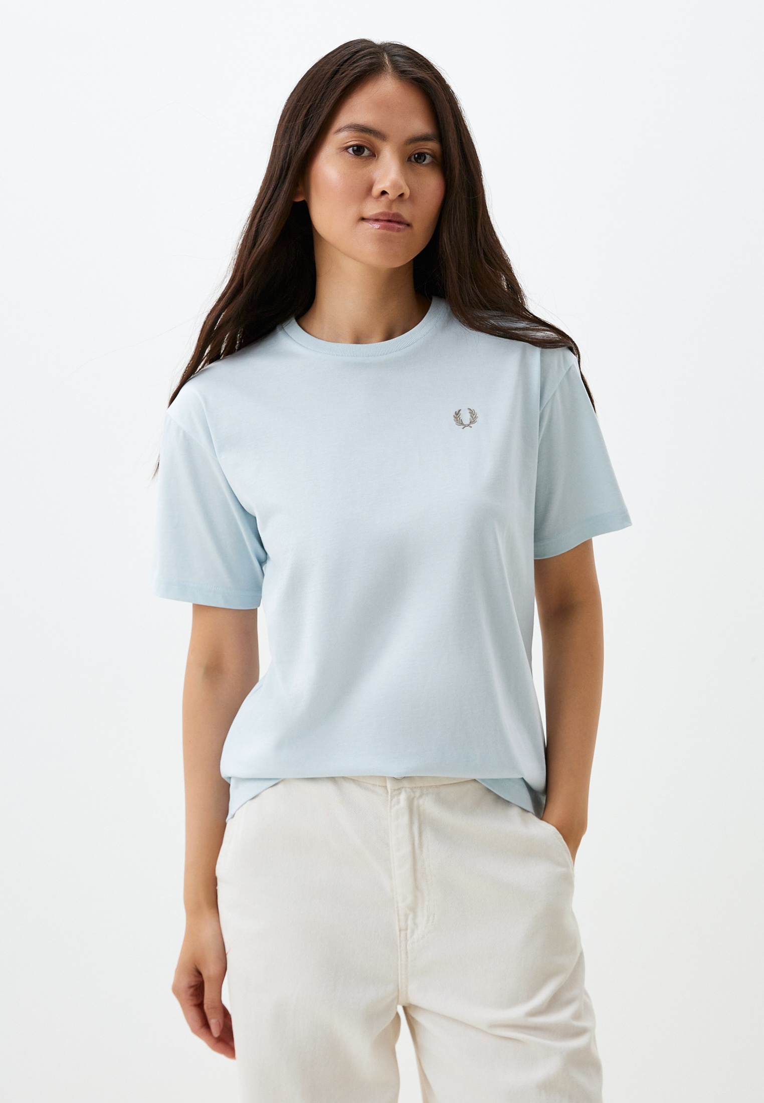 Футболка Fred Perry, цвет: голубой, RTLADO719201 — купить в интернет ...
