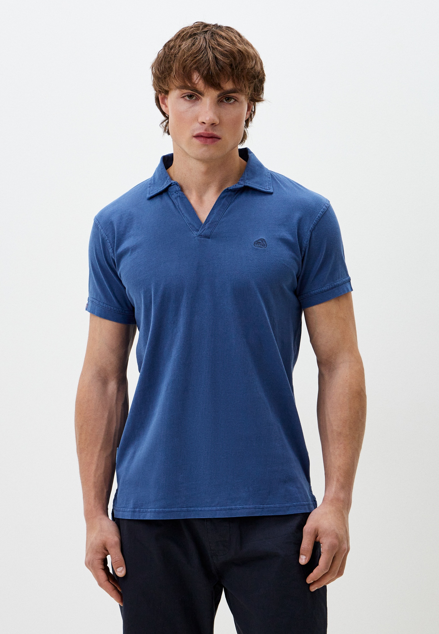 Поло MZ72, цвет: синий, RTLADO787601 — купить в интернет-магазине Lamoda