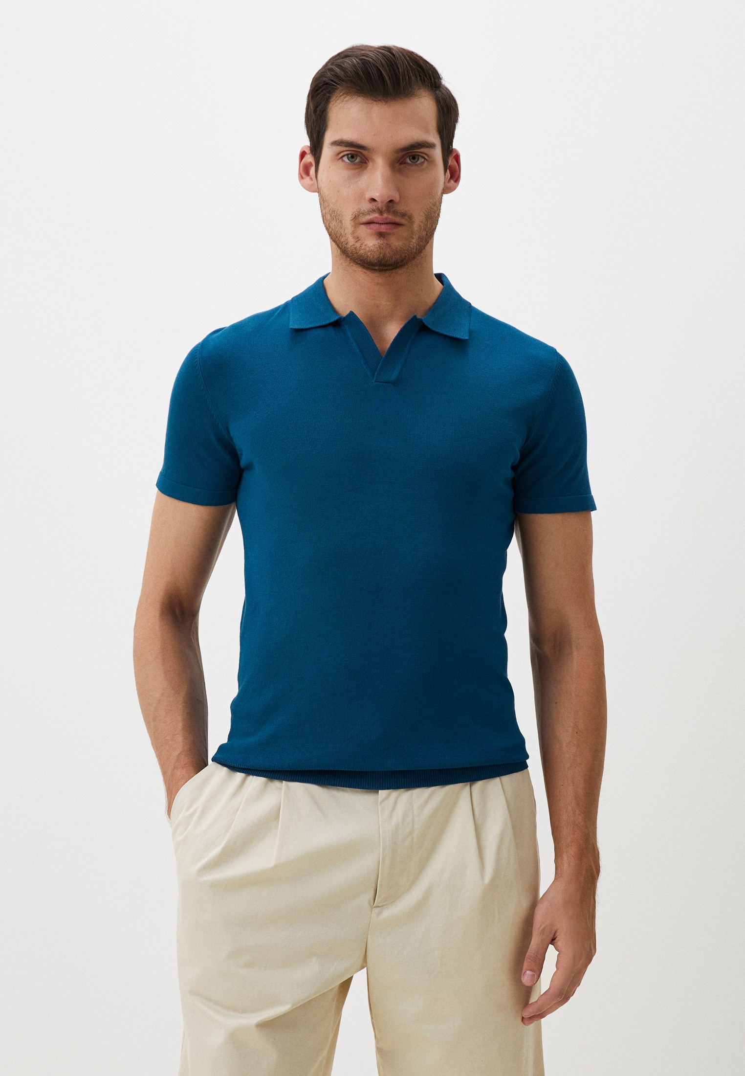 Поло Gorenta & Go, цвет: синий, RTLADO794501 — купить в интернет ...