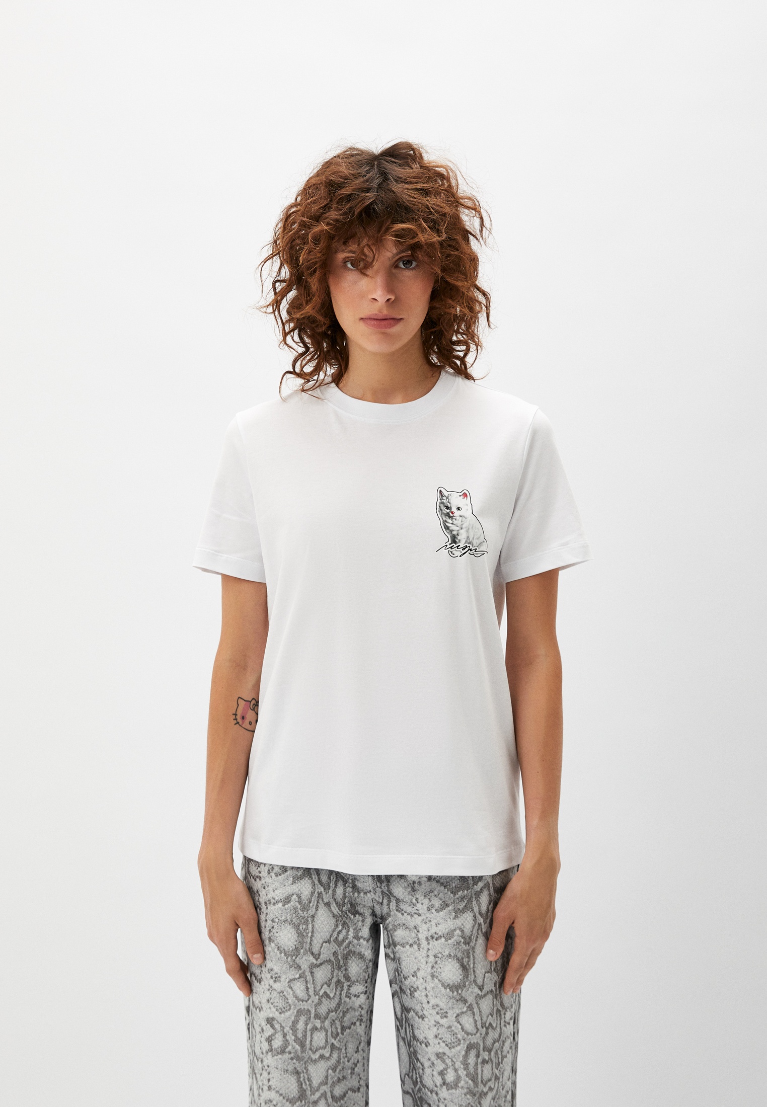 Футболка MSGM, цвет: белый, RTLADO801701 — купить в интернет-магазине ...