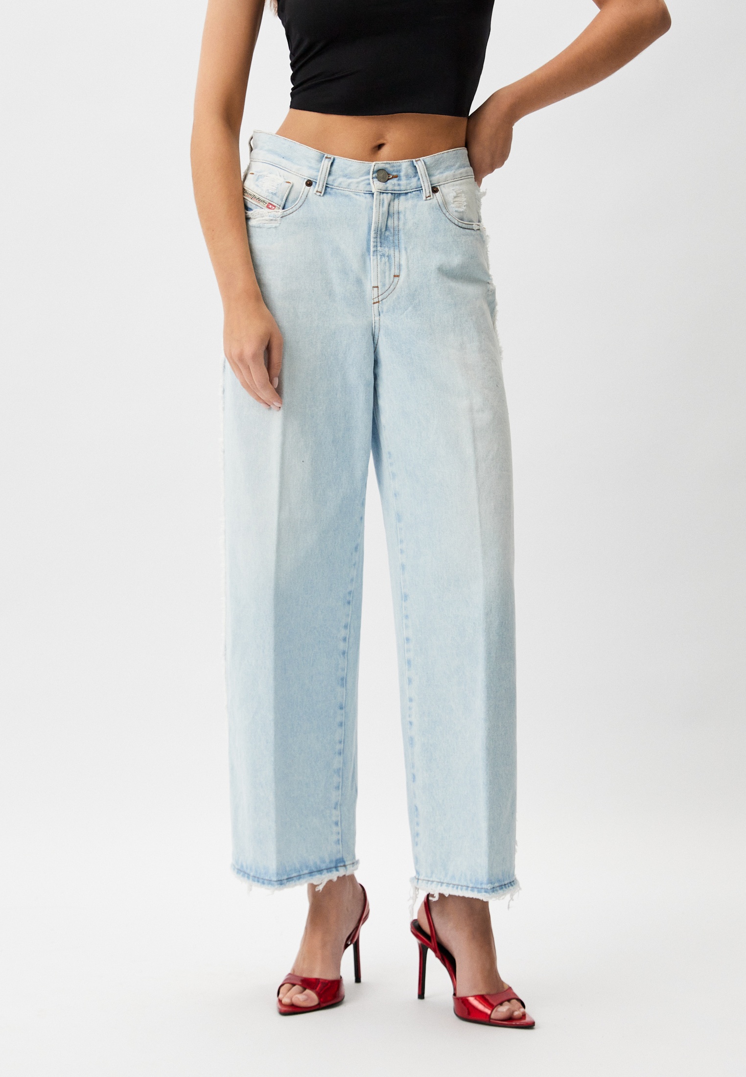 Джинсы Diesel 2000 WIDEE, цвет: голубой, RTLADO977801 — купить в ...