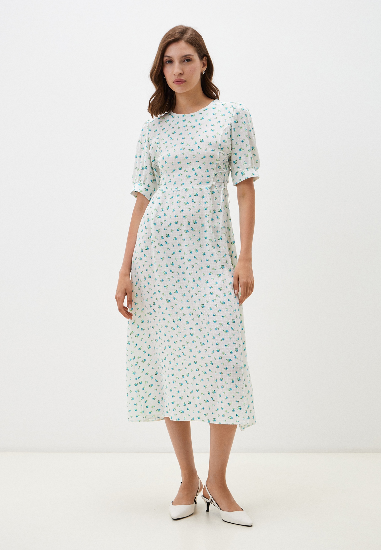 Платье Nale, цвет: белый, RTLADO994201 — купить в интернет-магазине Lamoda