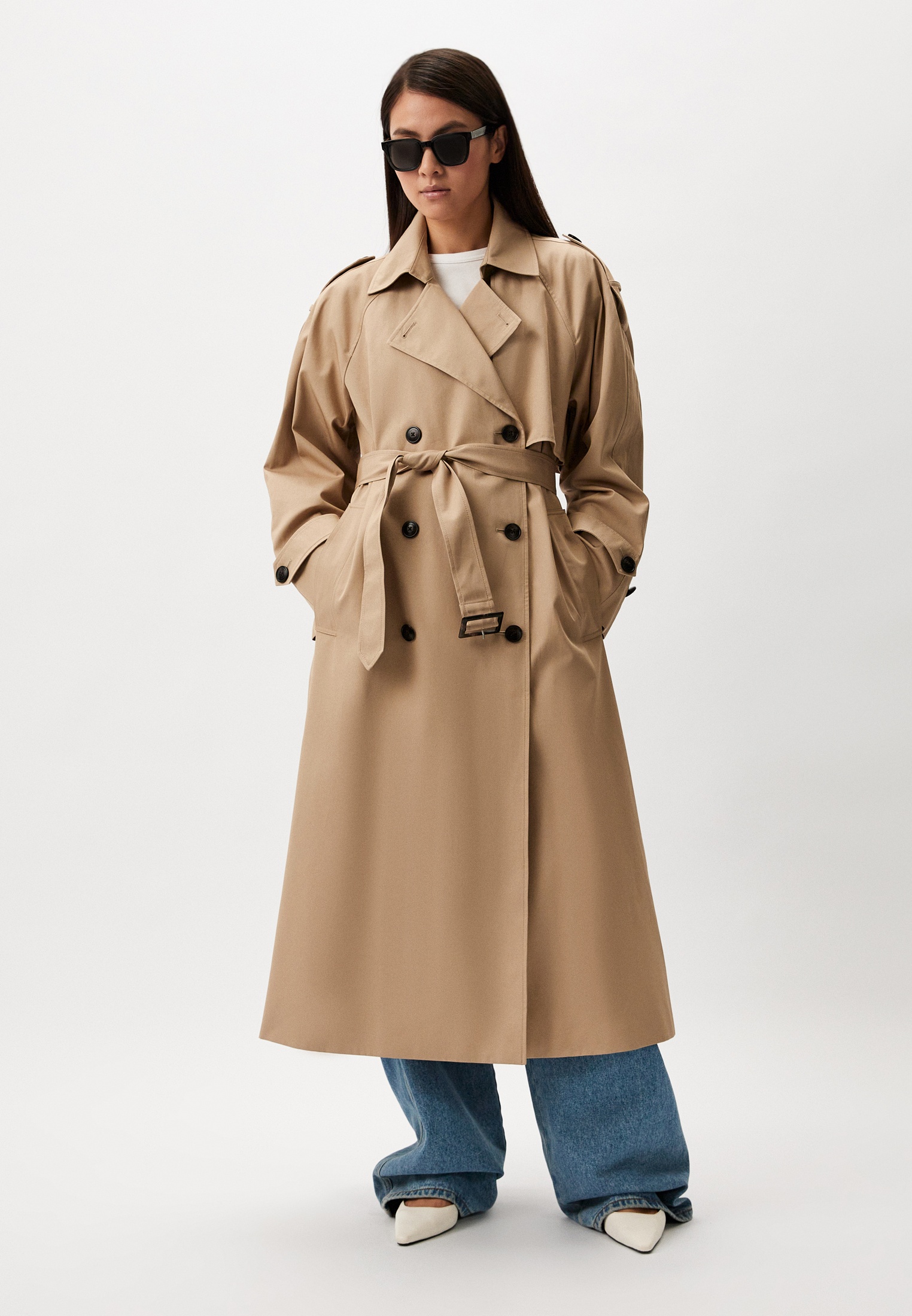Плащ Tommy Hilfiger, цвет: бежевый, RTLADP245101 — купить в интернет ...