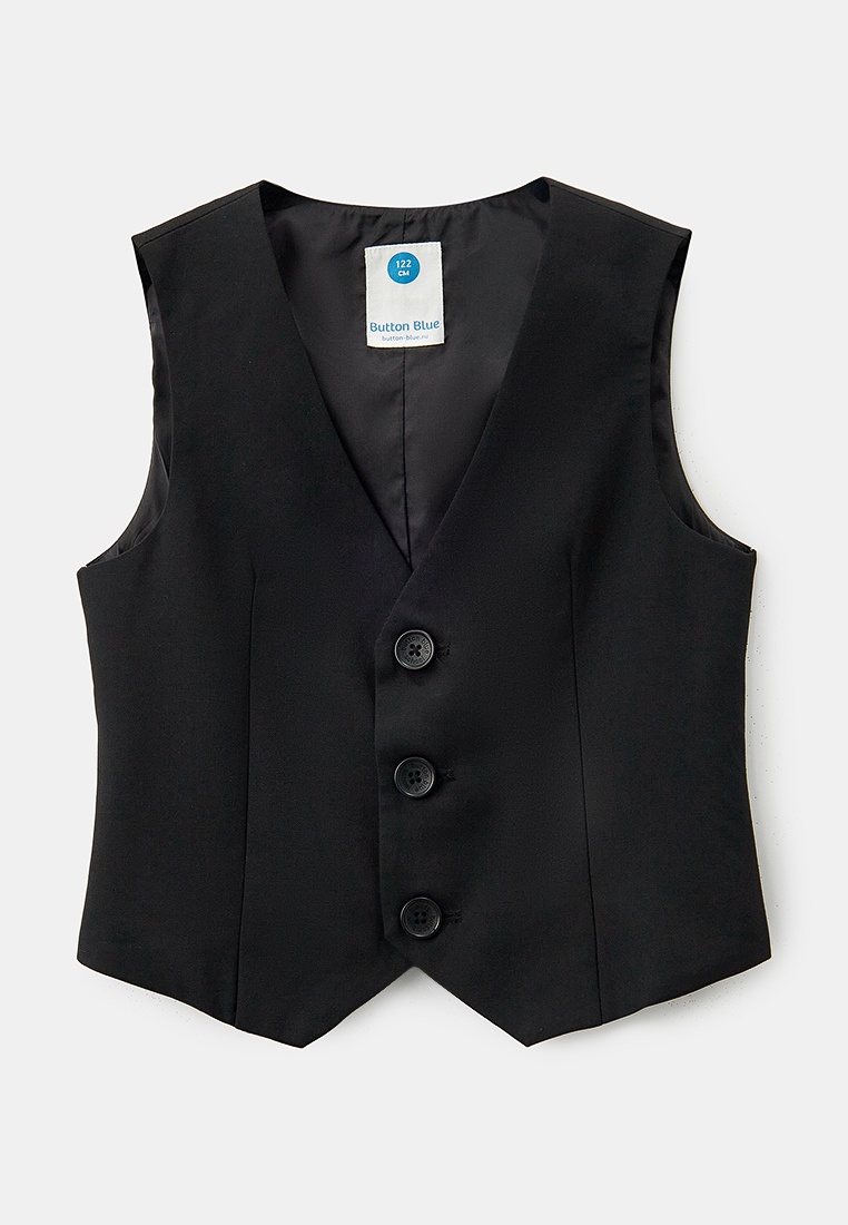 Жилет Button Blue, цвет: черный, RTLADP256801 — купить в интернет ...
