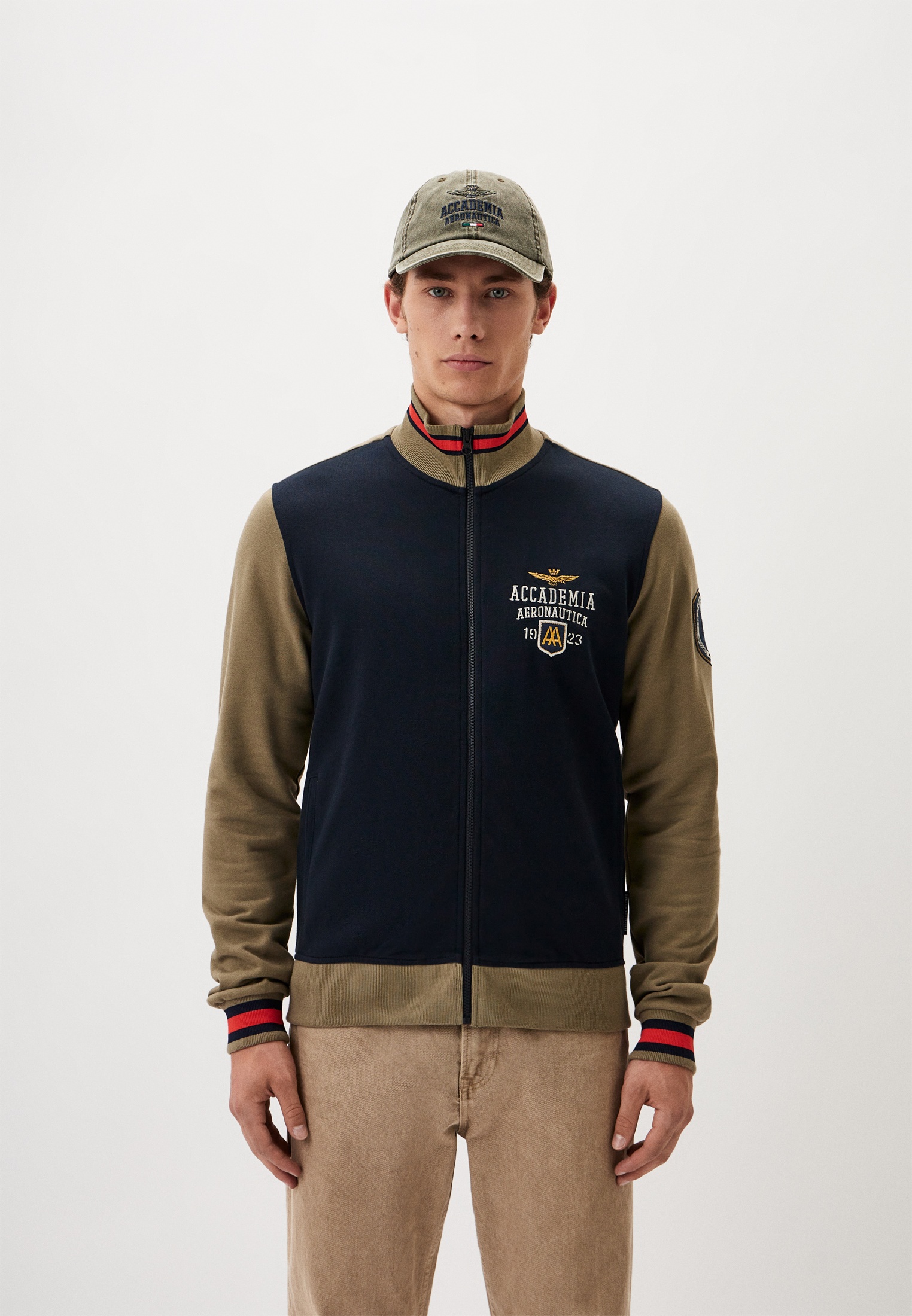 Олимпийка Aeronautica Militare, цвет: хаки, RTLADP317301 — купить в ...