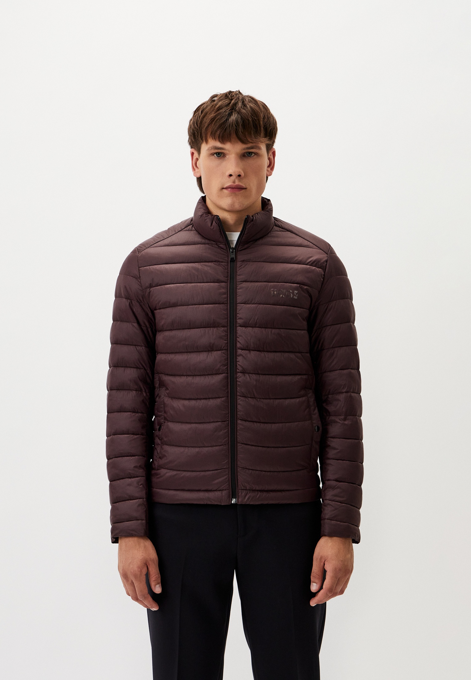 Куртка утепленная Boss Calanos, цвет: бордовый, RTLADP345101 — купить в ...