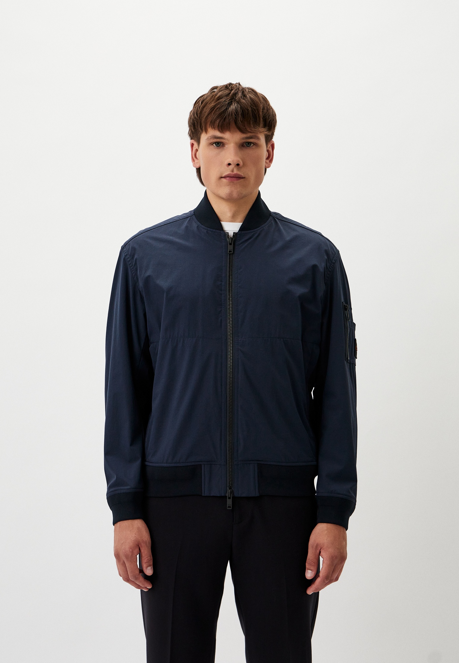 Куртка Boss Obear, цвет: синий, RTLADP345501 — купить в интернет ...