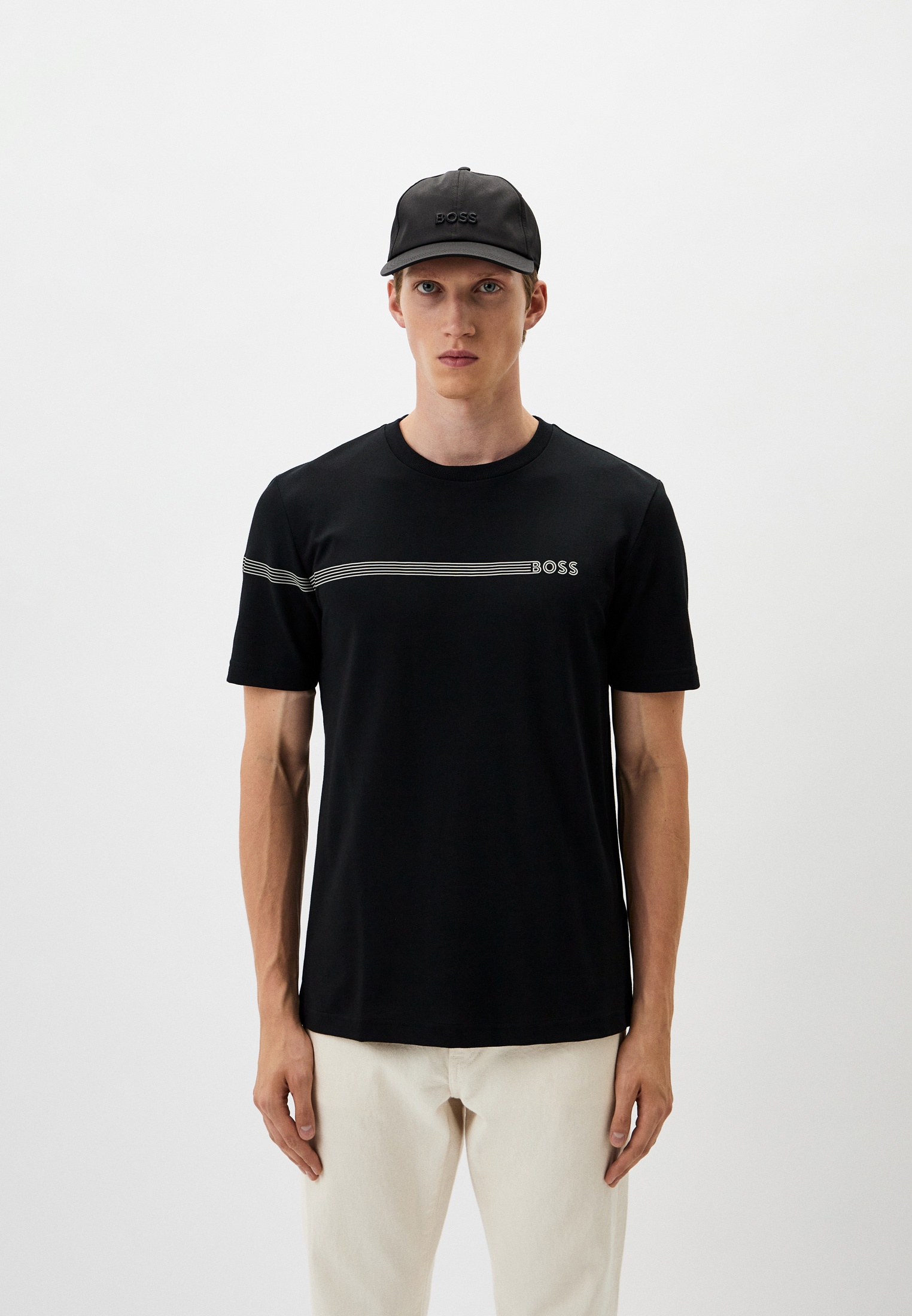 Футболка Boss Tee 5, цвет: черный, RTLADP366001 — купить в интернет ...