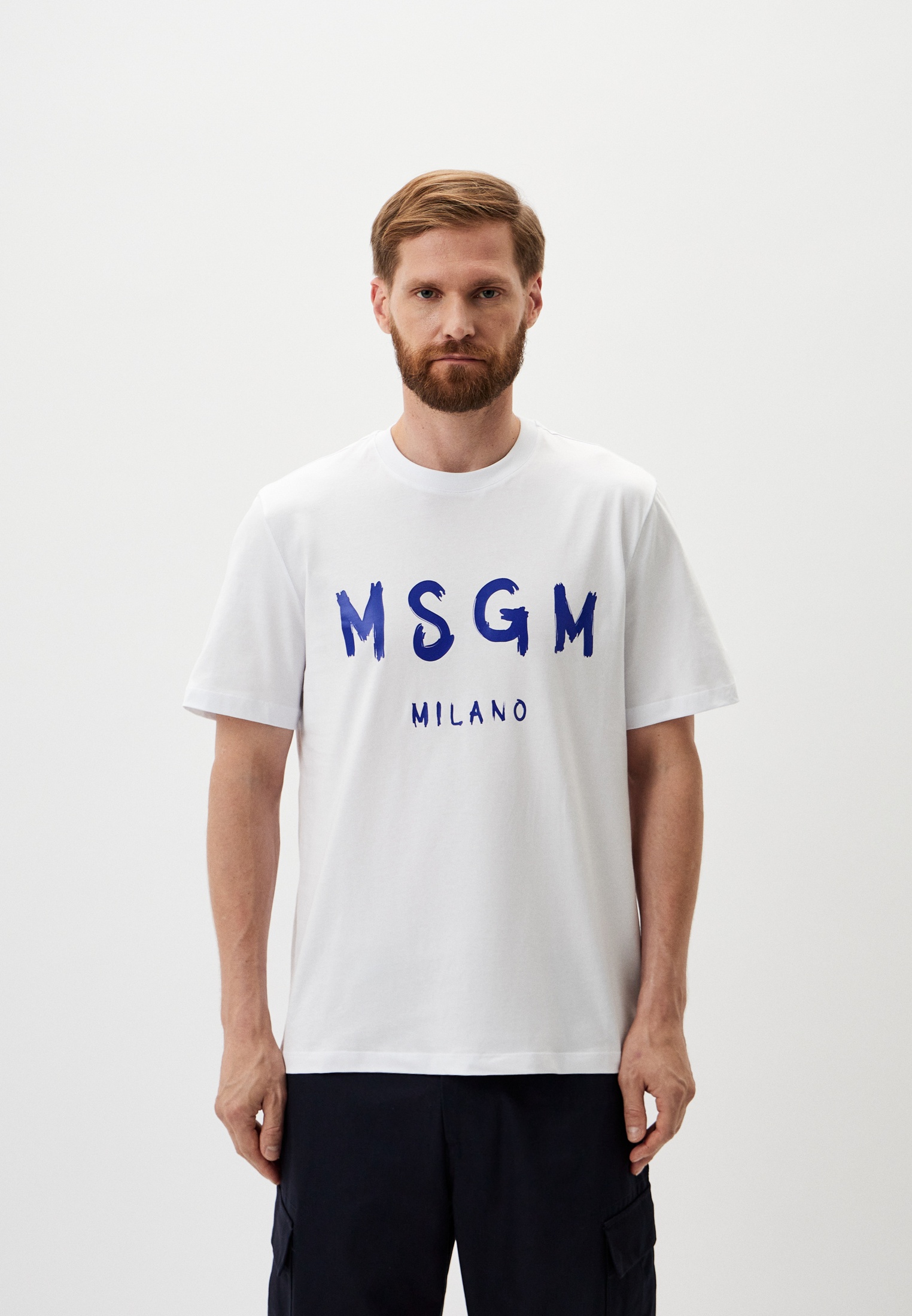 Футболка MSGM, цвет: белый, RTLADP719301 — купить в интернет-магазине ...