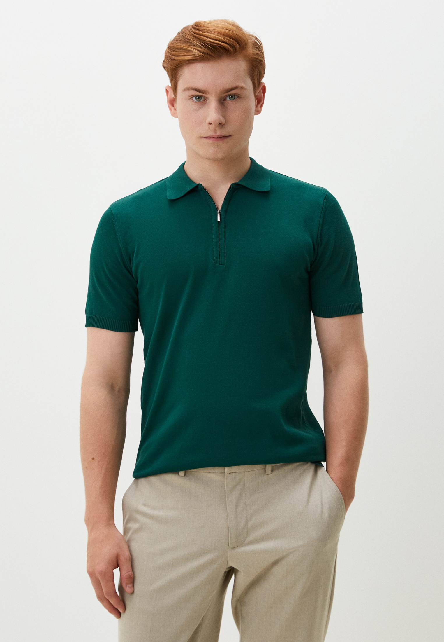 Поло RNT23, цвет: зеленый, RTLADP994201 — купить в интернет-магазине Lamoda