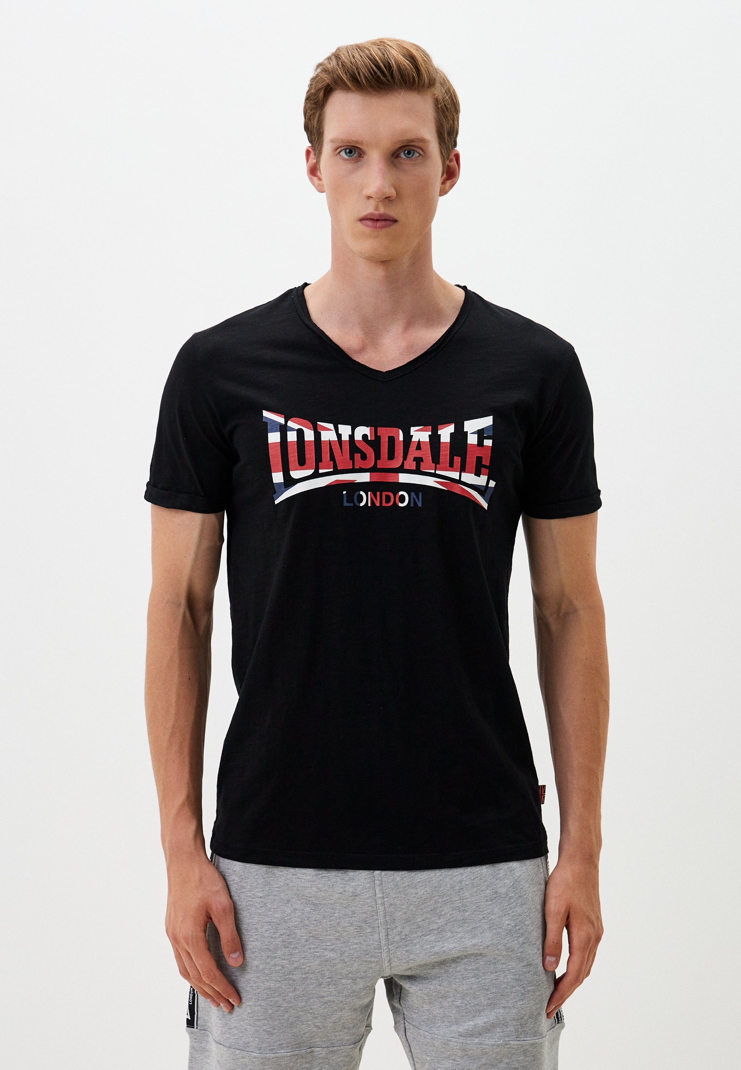 Футболка Lonsdale STANYDALE, цвет: черный, RTLADQ014001 — купить в ...
