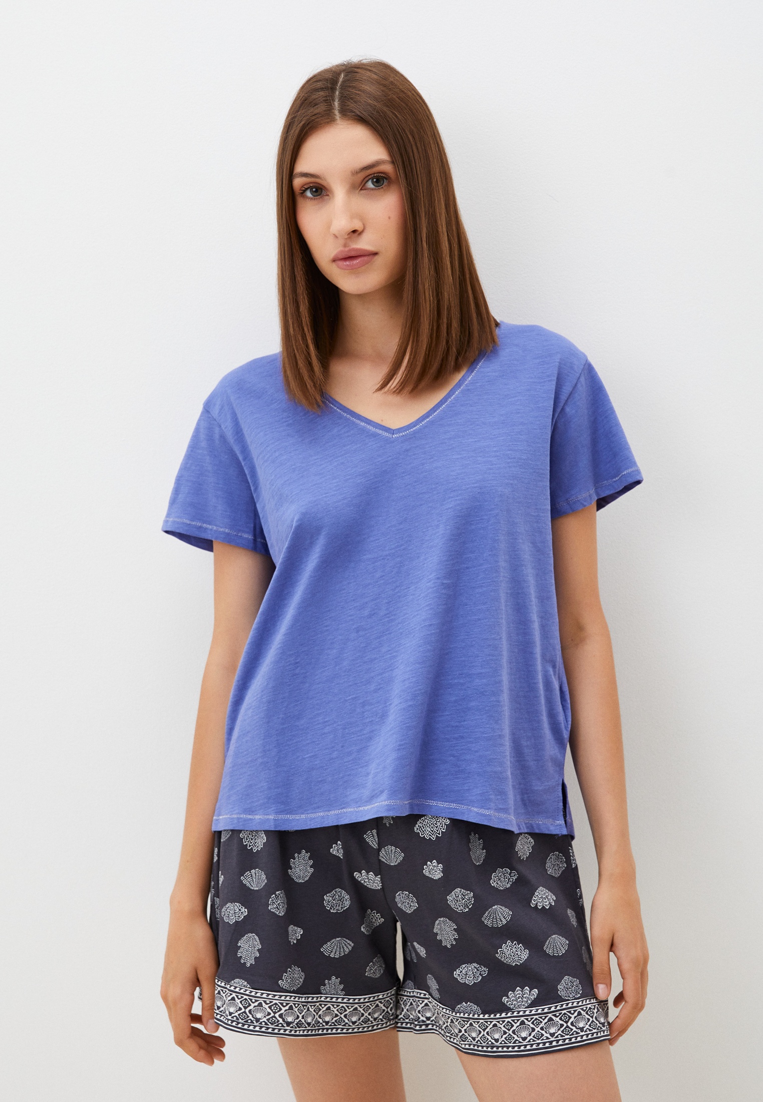 Футболка домашняя women'secret, цвет: синий, RTLADQ337101 — купить в ...
