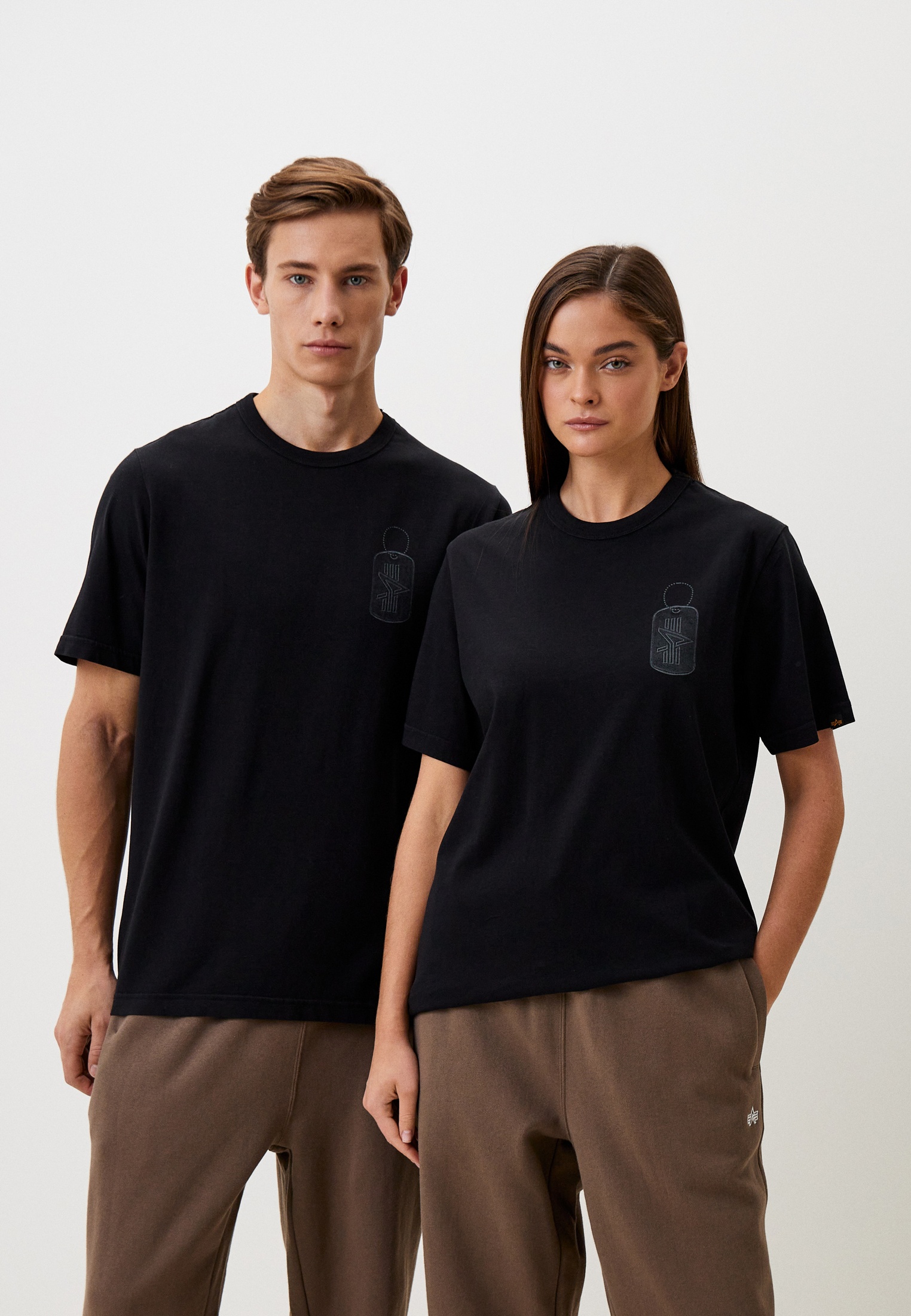Футболка Alpha Industries, цвет: черный, RTLADQ405901 — купить в ...