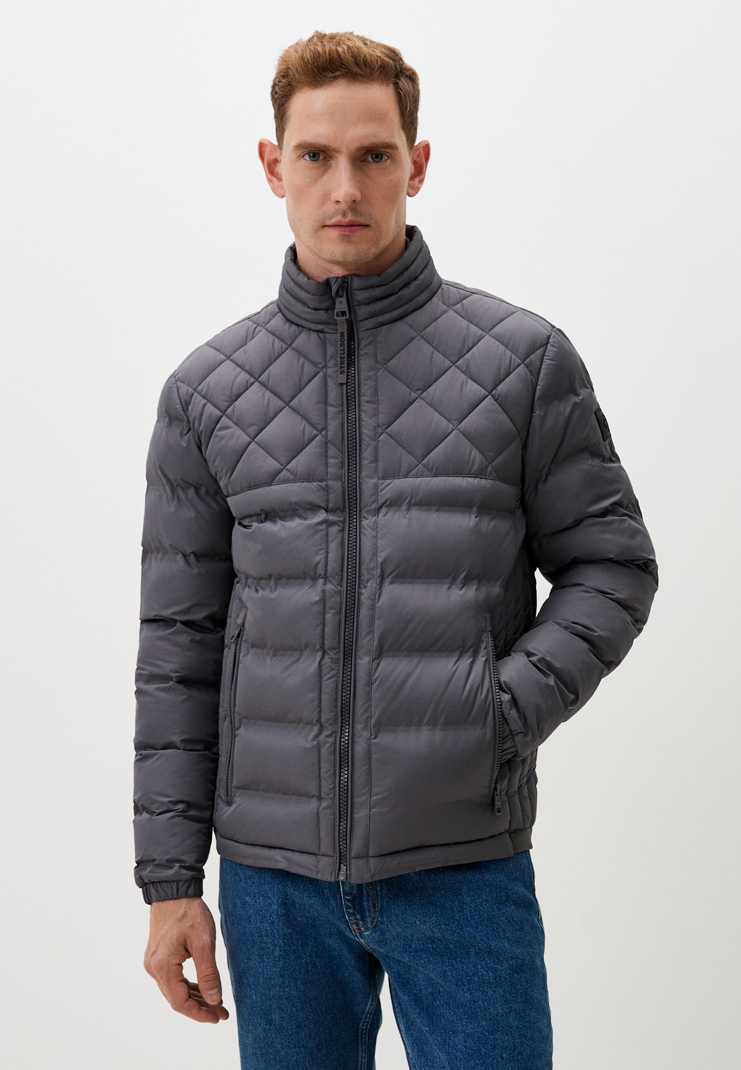 Куртка утепленная Strellson Clason fused, цвет: серый, RTLADQ751401 ...