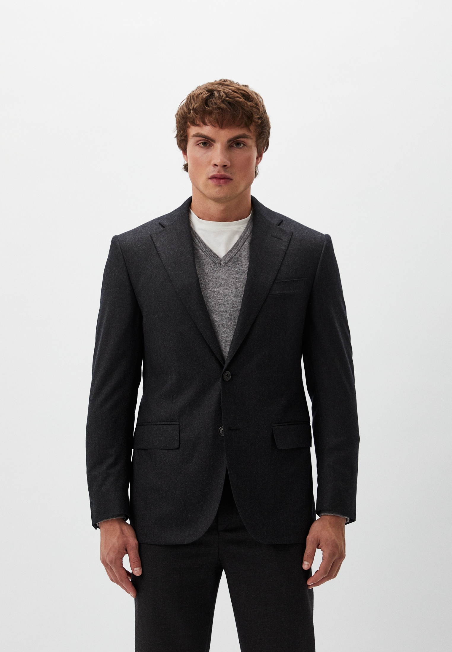 Пиджак Corneliani, цвет: серый, RTLADR279701 — купить в интернет ...