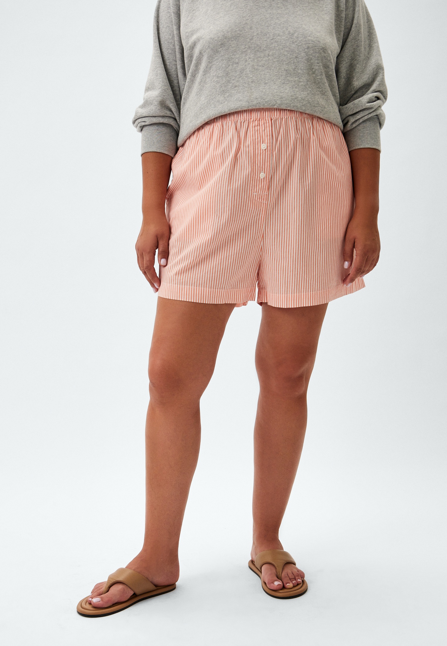 Шорты H&M, цвет: оранжевый, RTLADR524801 — купить в интернет-магазине ...