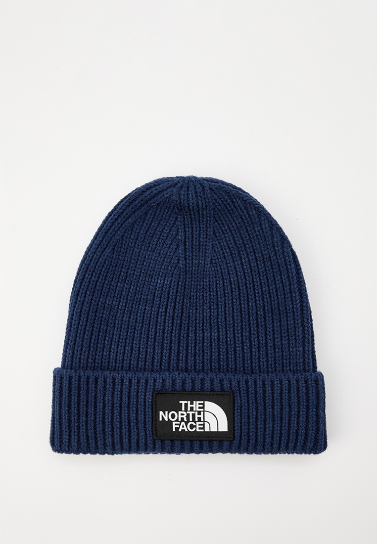 Шапка The North Face Tnf Logo Box Cuffed Beanie, цвет: синий ...