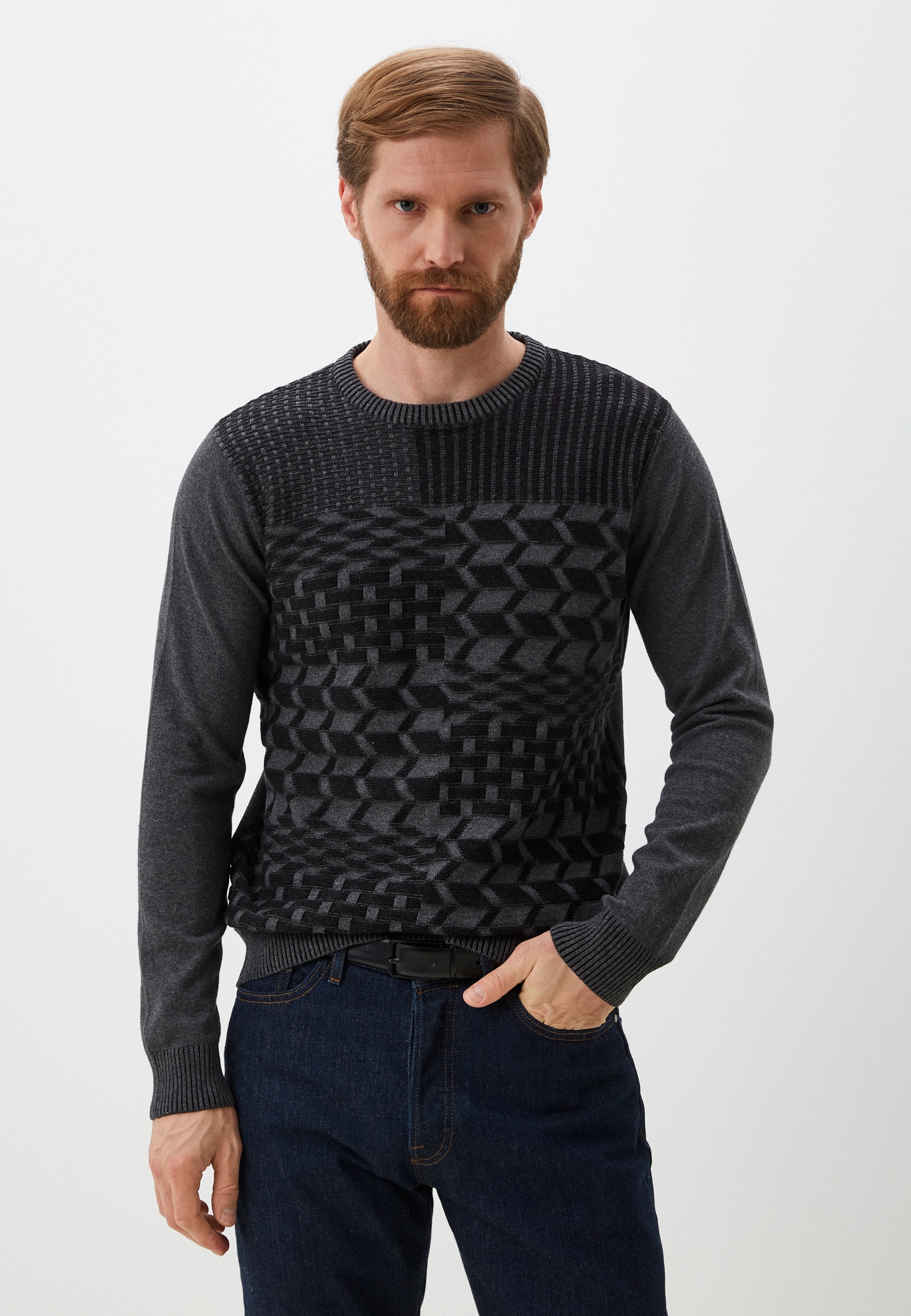 Джемпер Harmont & Blaine Jeans, цвет: серый, RTLADS319301 — купить в ...