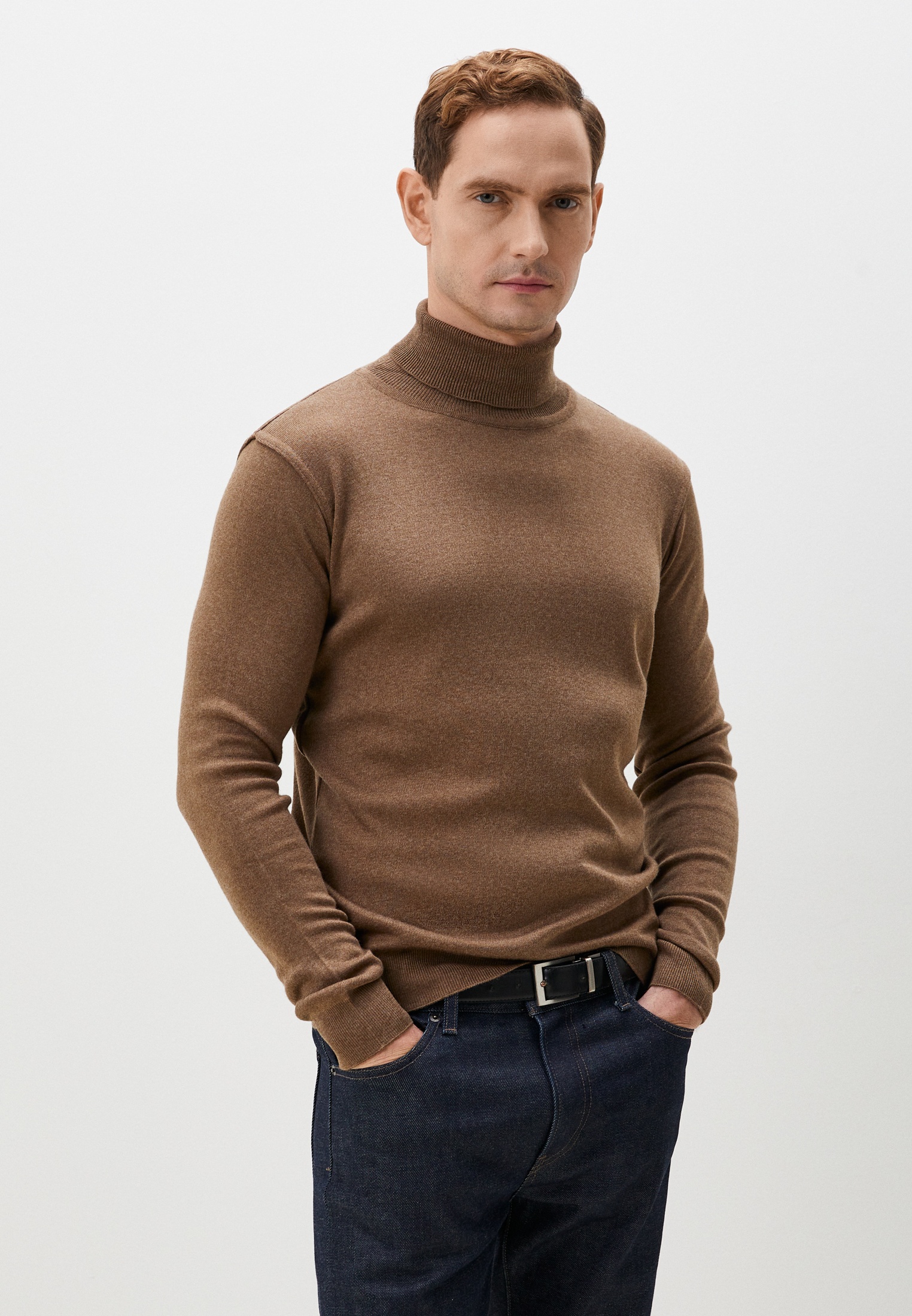 Водолазка Gorenta & Go, цвет: коричневый, RTLADS405101 — купить в ...