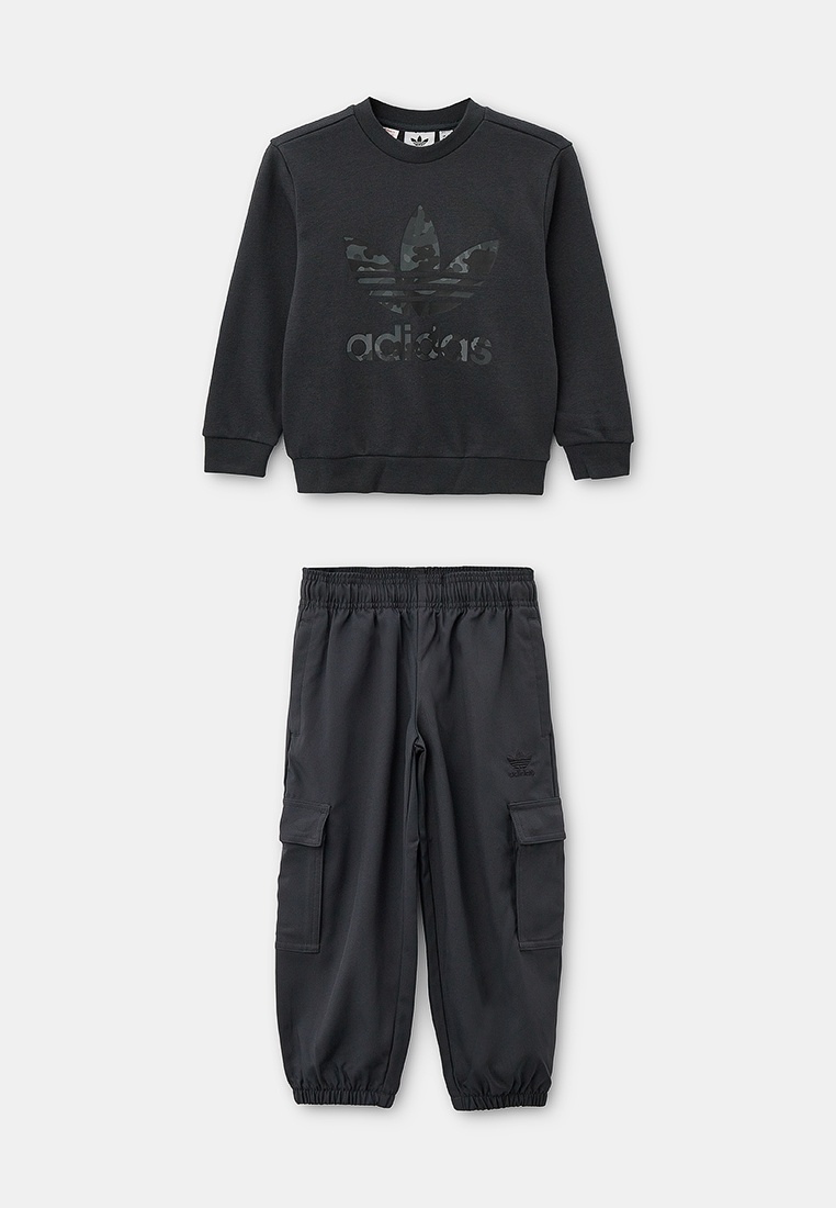 Костюм спортивный adidas Originals CREW SET, цвет: серый, RTLADS440301 ...