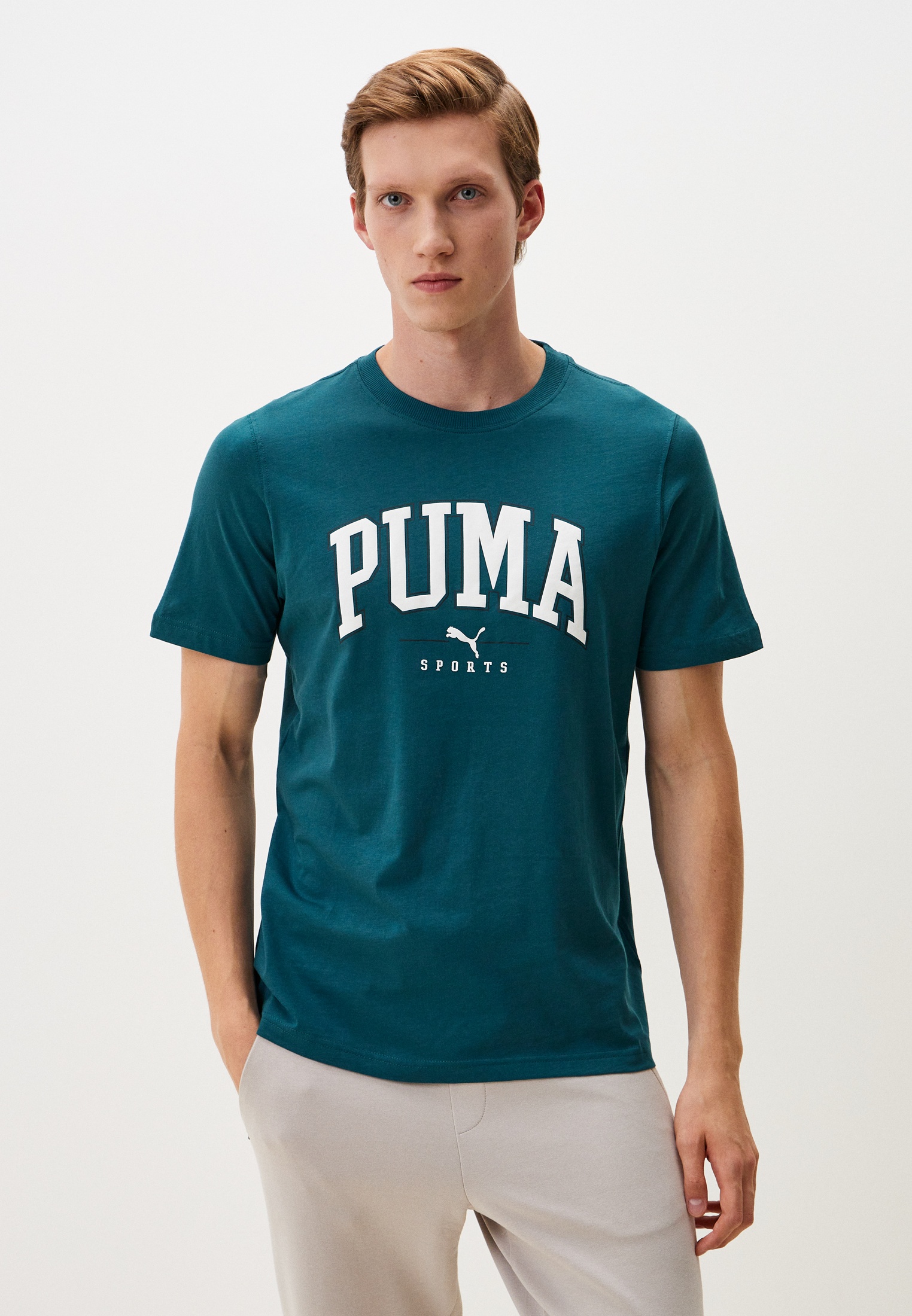 Футболка PUMA PUMA SQUAD Big Graphic Tee, цвет: зеленый, RTLADS543301 ...