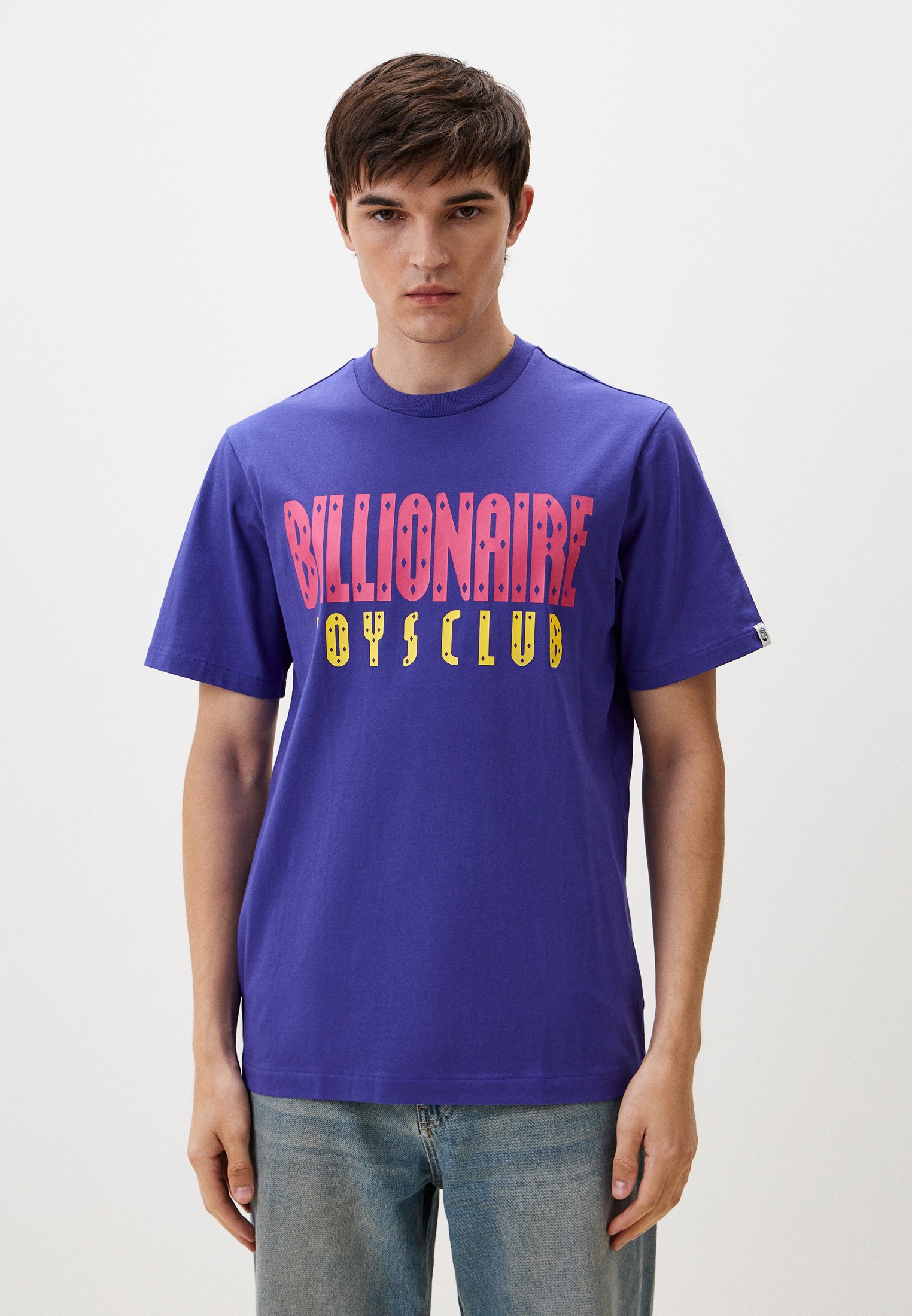 Футболка Billionaire Boys Club STRAIGHT LOGO, цвет: фиолетовый ...