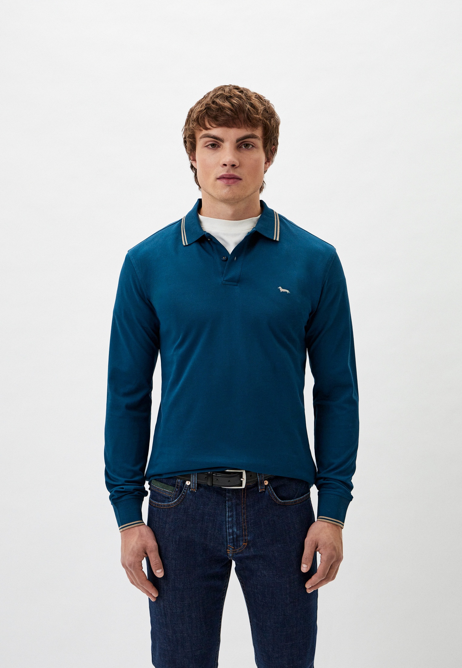 Поло Harmont & Blaine, цвет: бирюзовый, RTLADS725401 — купить в ...
