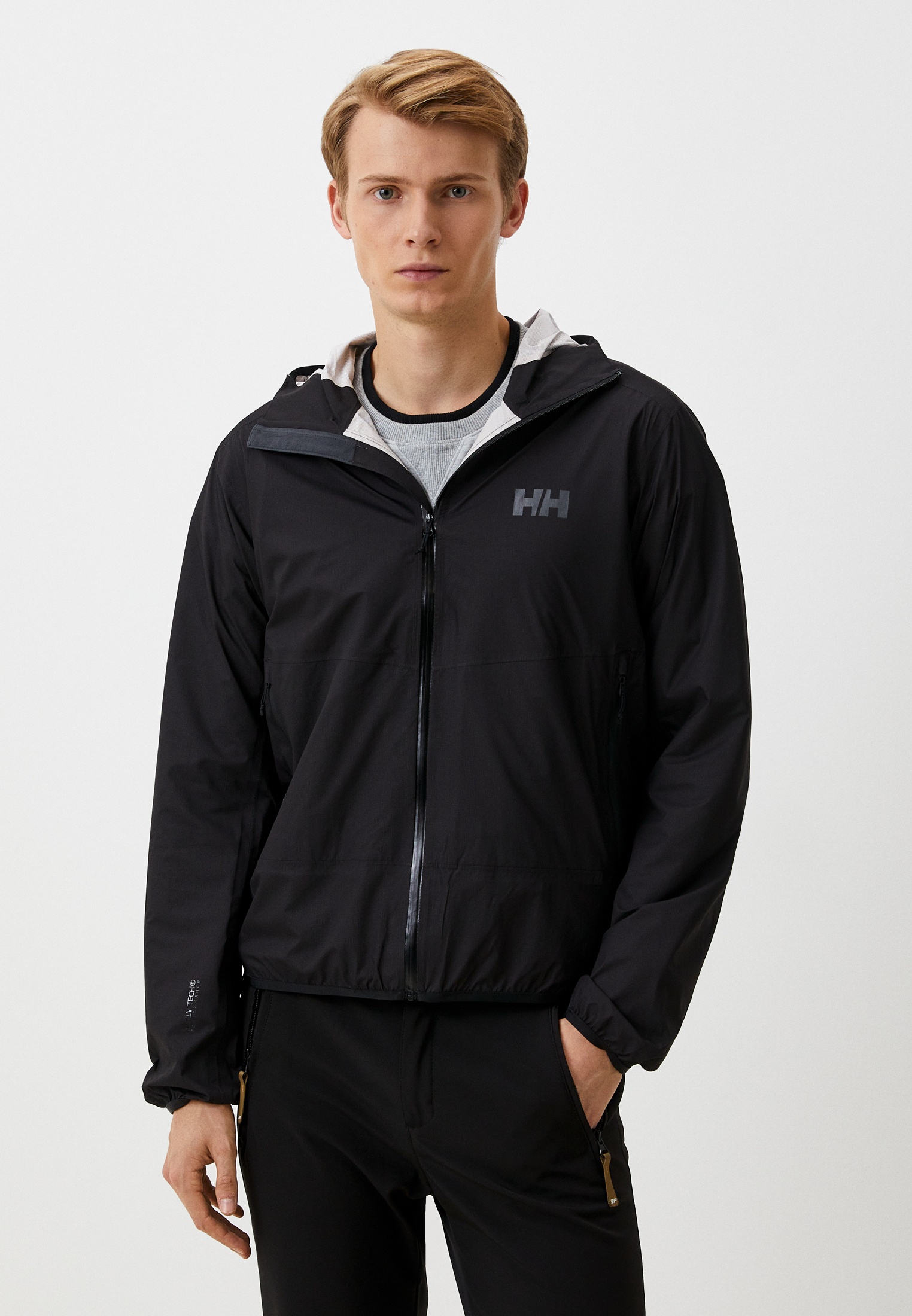 Ветровка Helly Hansen VERGLAS 2.5L FASTPACK JACKET, цвет: черный ...