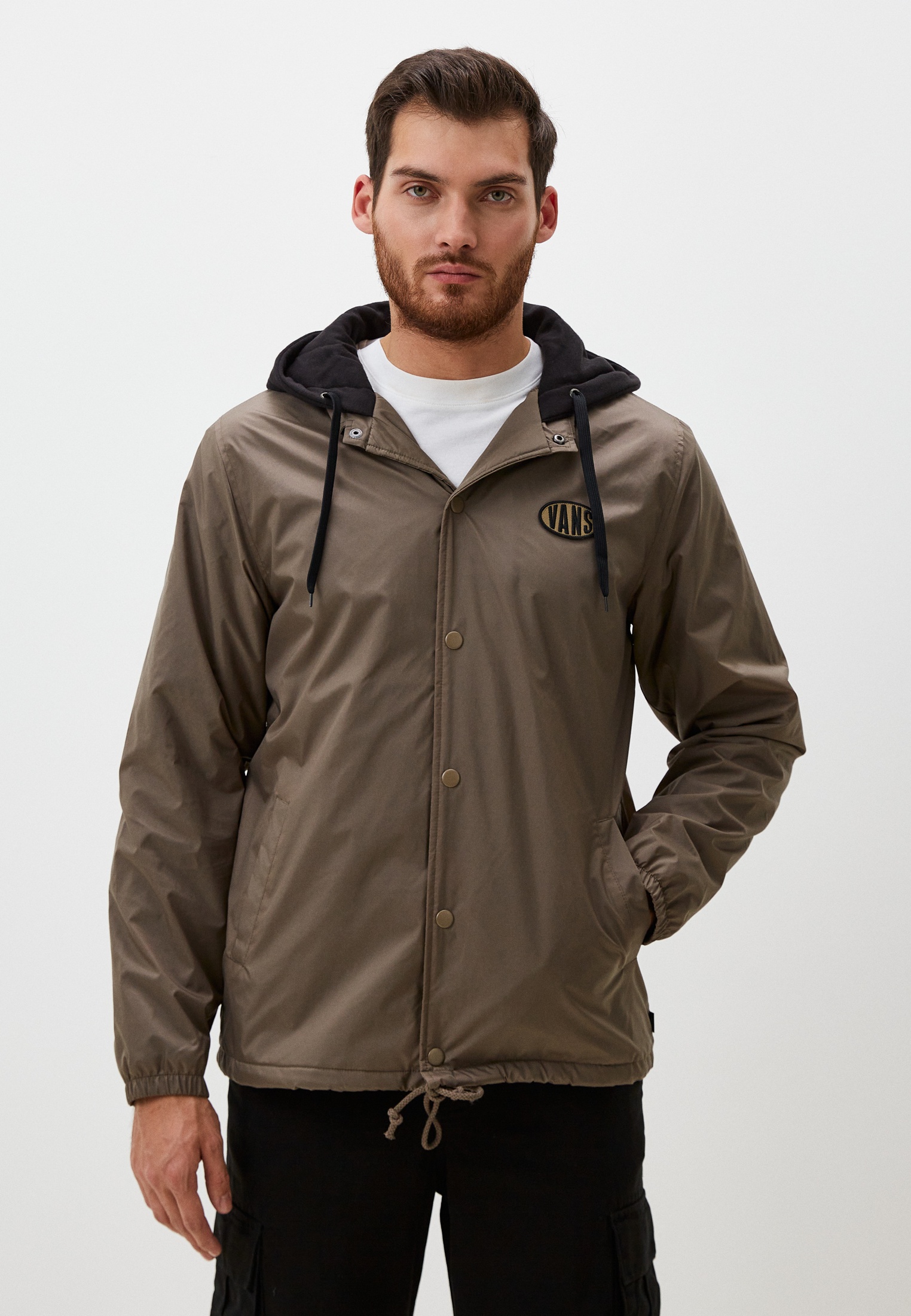 Куртка утепленная Vans Riley II Coach Jacket, цвет: коричневый ...
