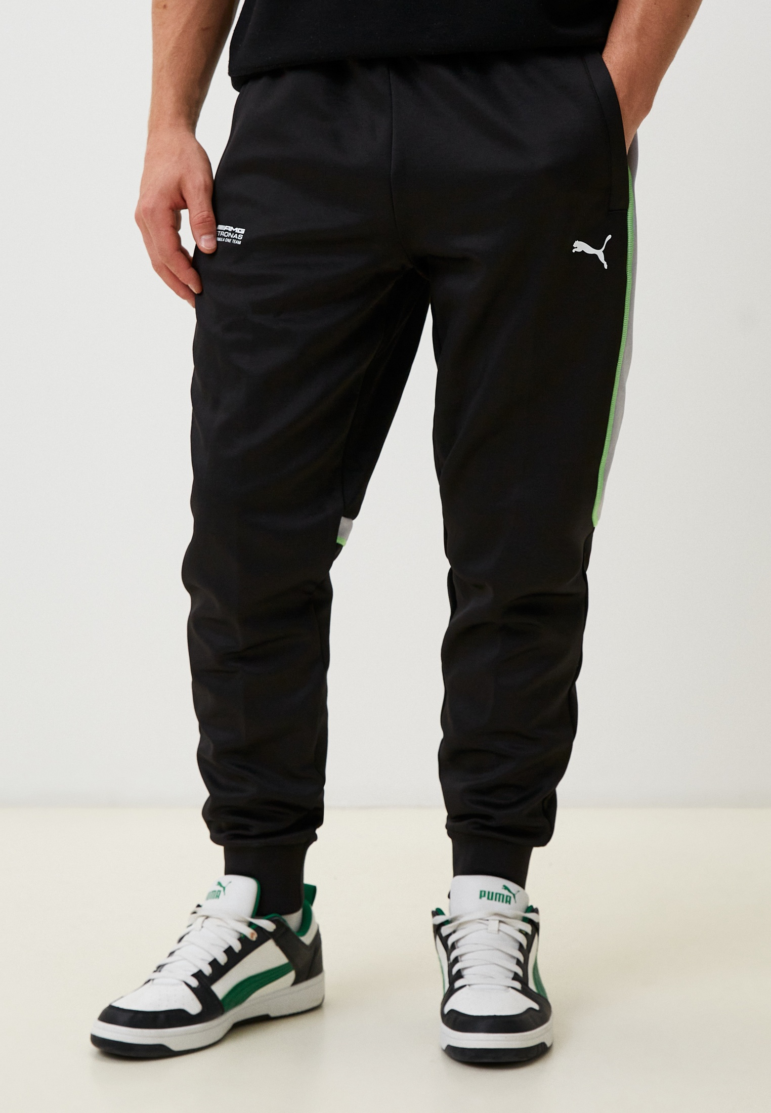 Брюки спортивные PUMA MAPF1 MT7+ Track Pants, цвет: черный ...