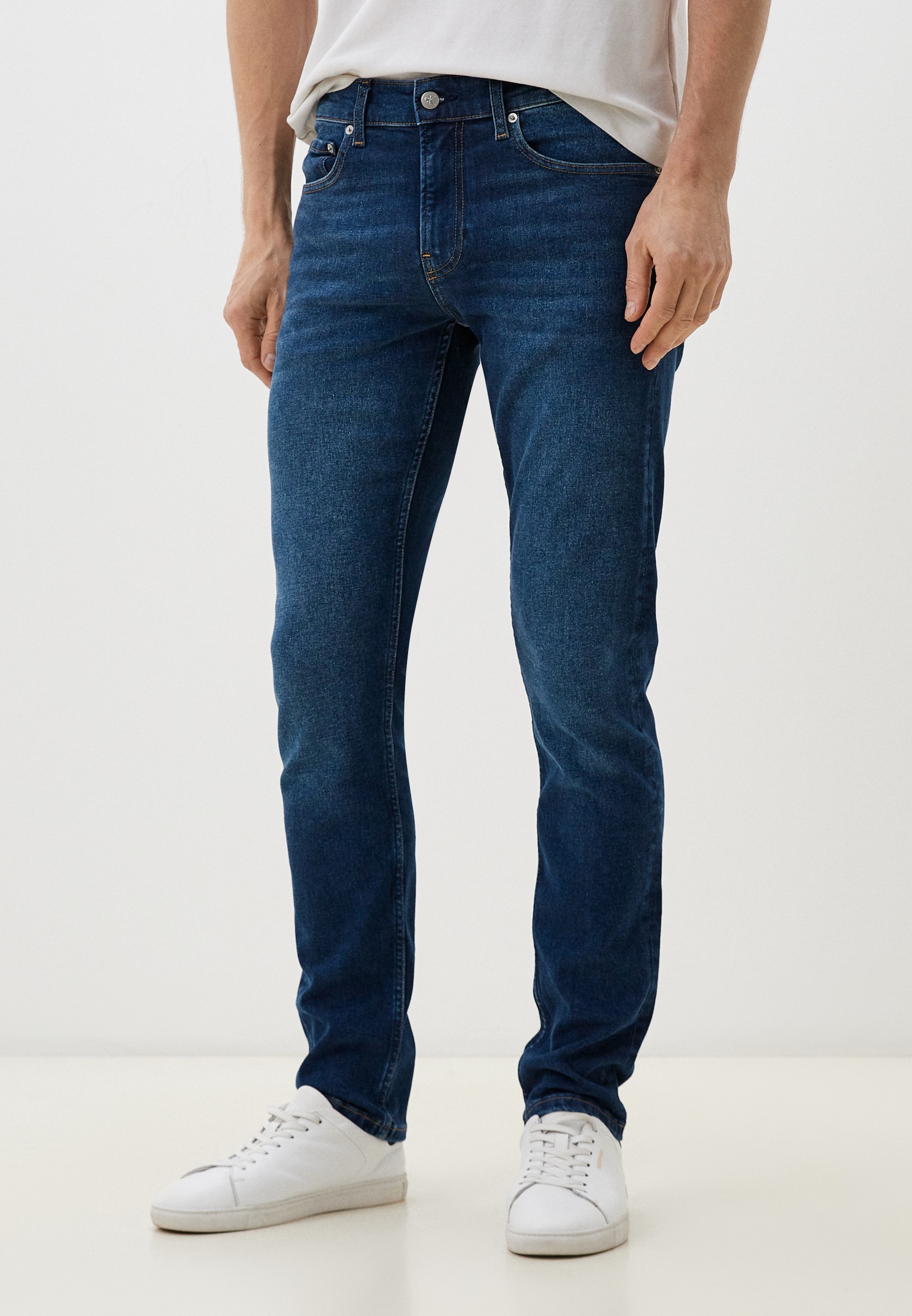 Джинсы Calvin Klein Jeans SLIM, цвет: синий, RTLADU203901 — купить в ...