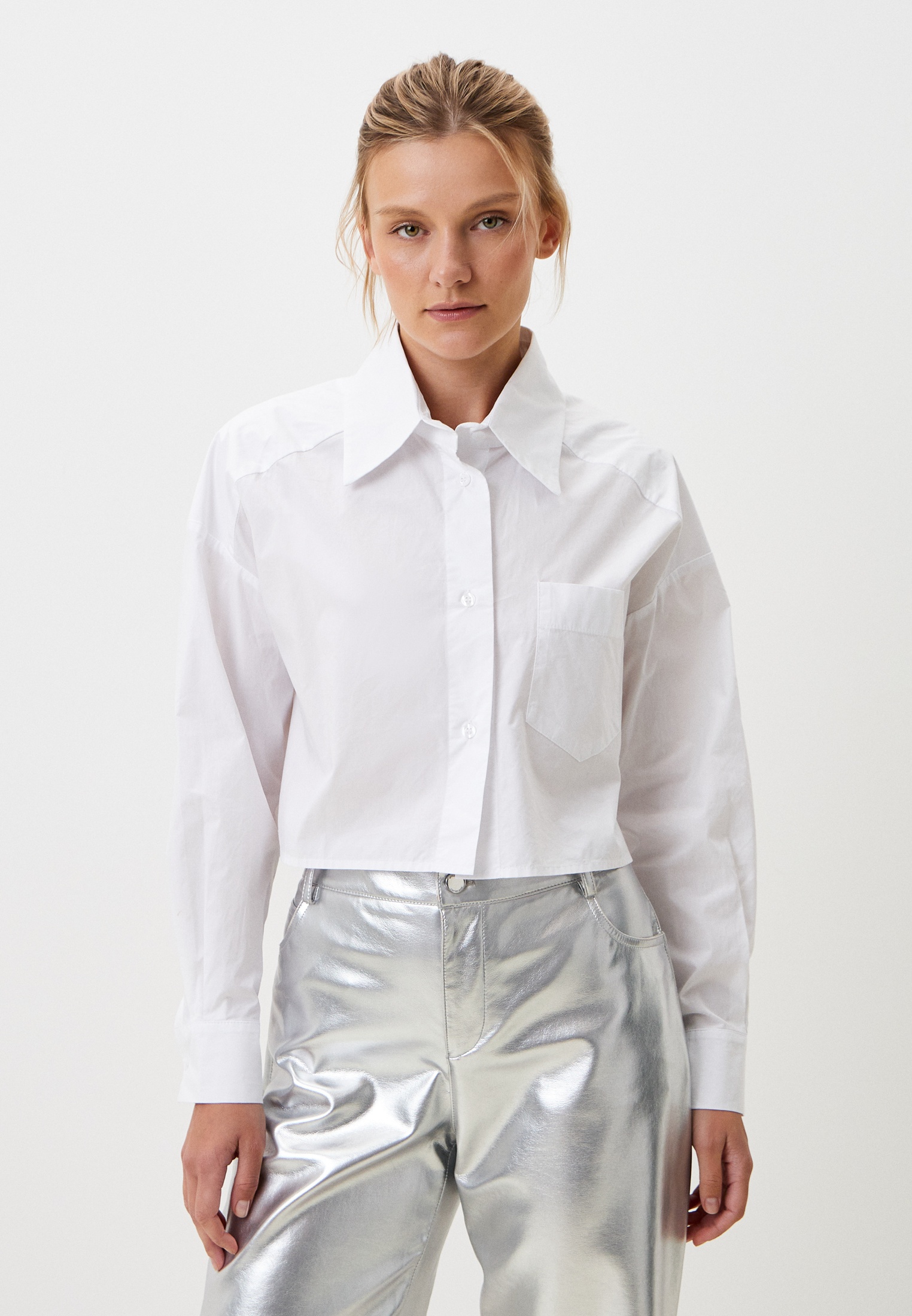 Рубашка You, цвет: белый, RTLADU568701 — купить в интернет-магазине Lamoda