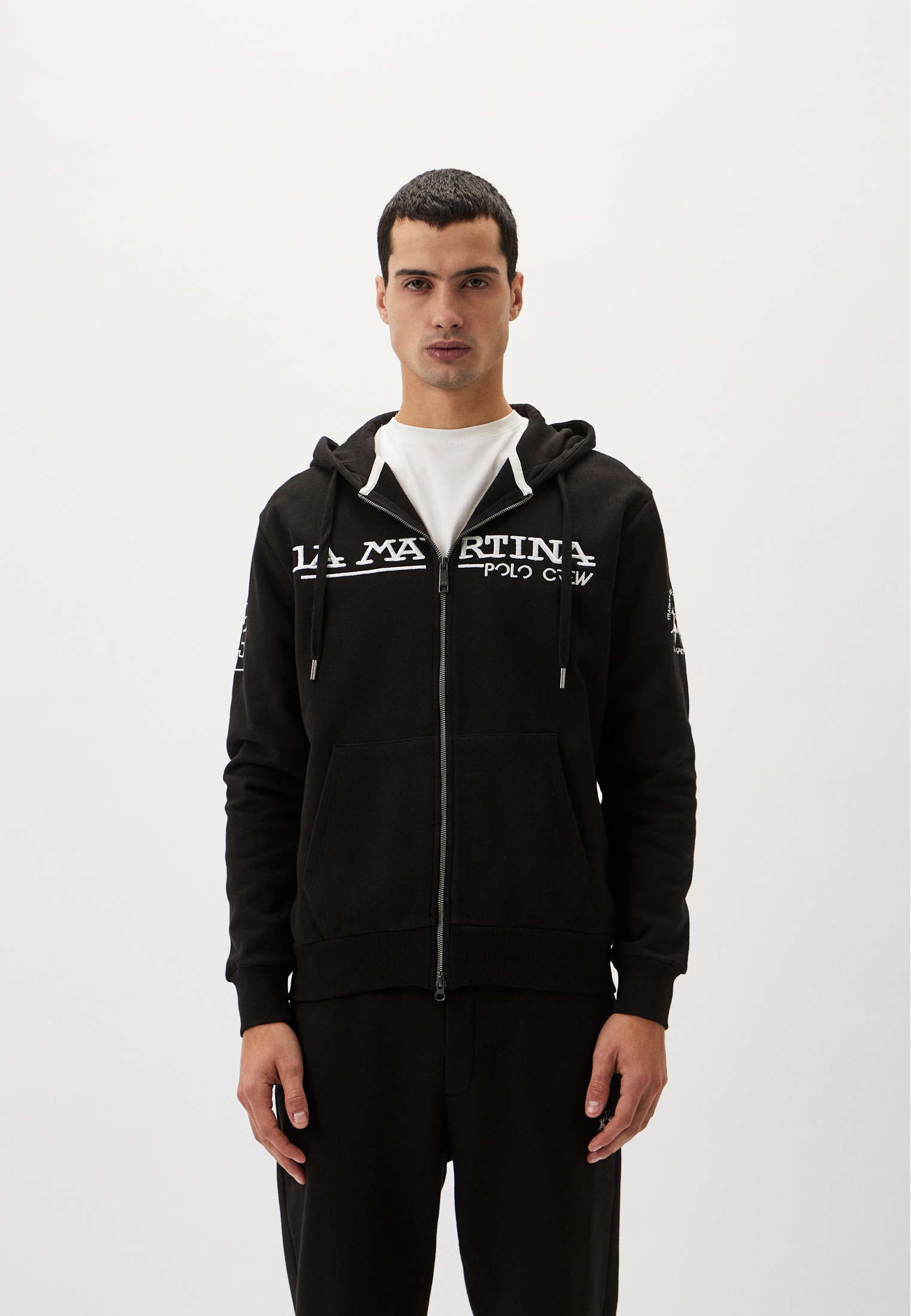 Толстовка La Martina, цвет: черный, RTLADV317201 — купить в интернет ...