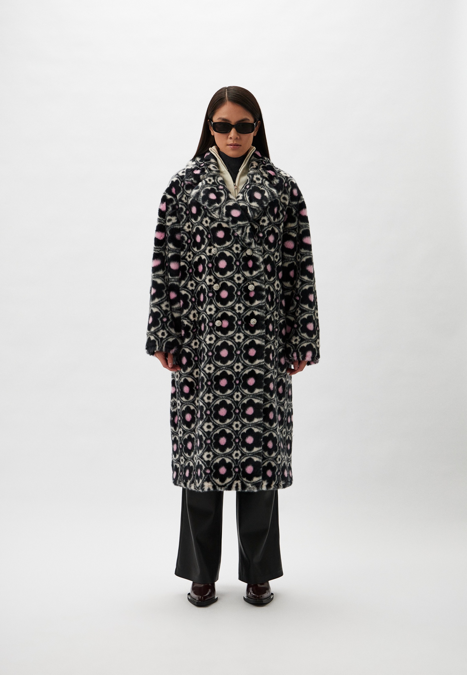 Шуба Max&Co LENA &CO.LLABORATION, цвет: черный, RTLADV642901 — купить в ...