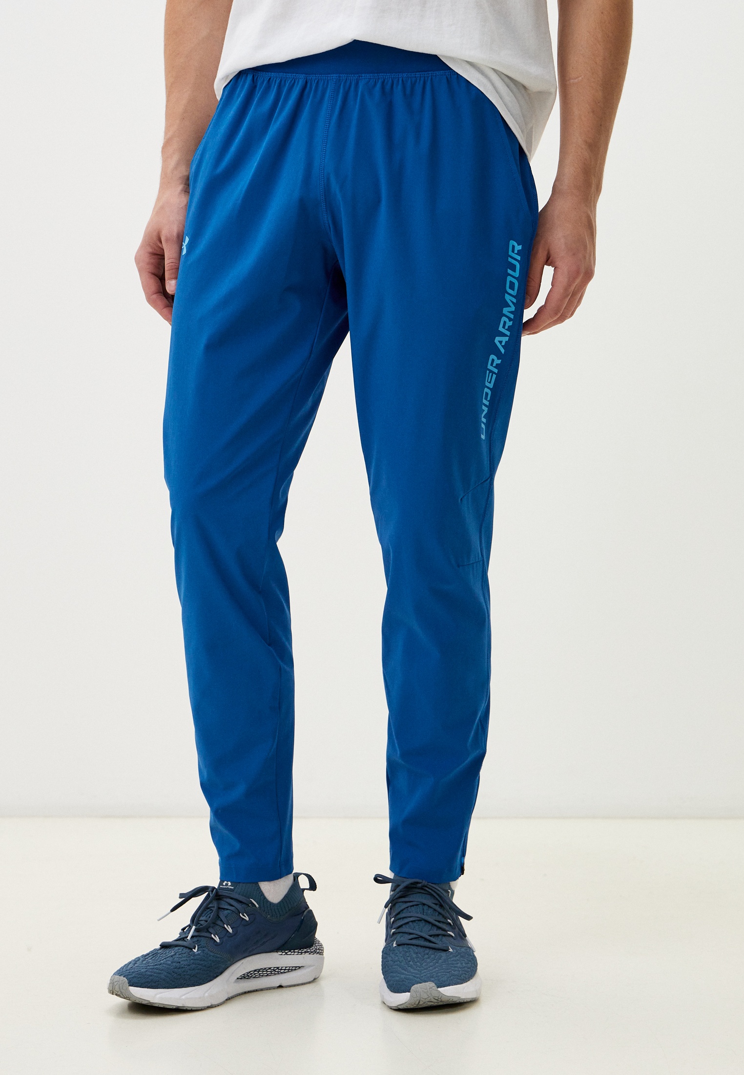 Брюки спортивные Under Armour UA STORM RUN PANTS, цвет: синий ...