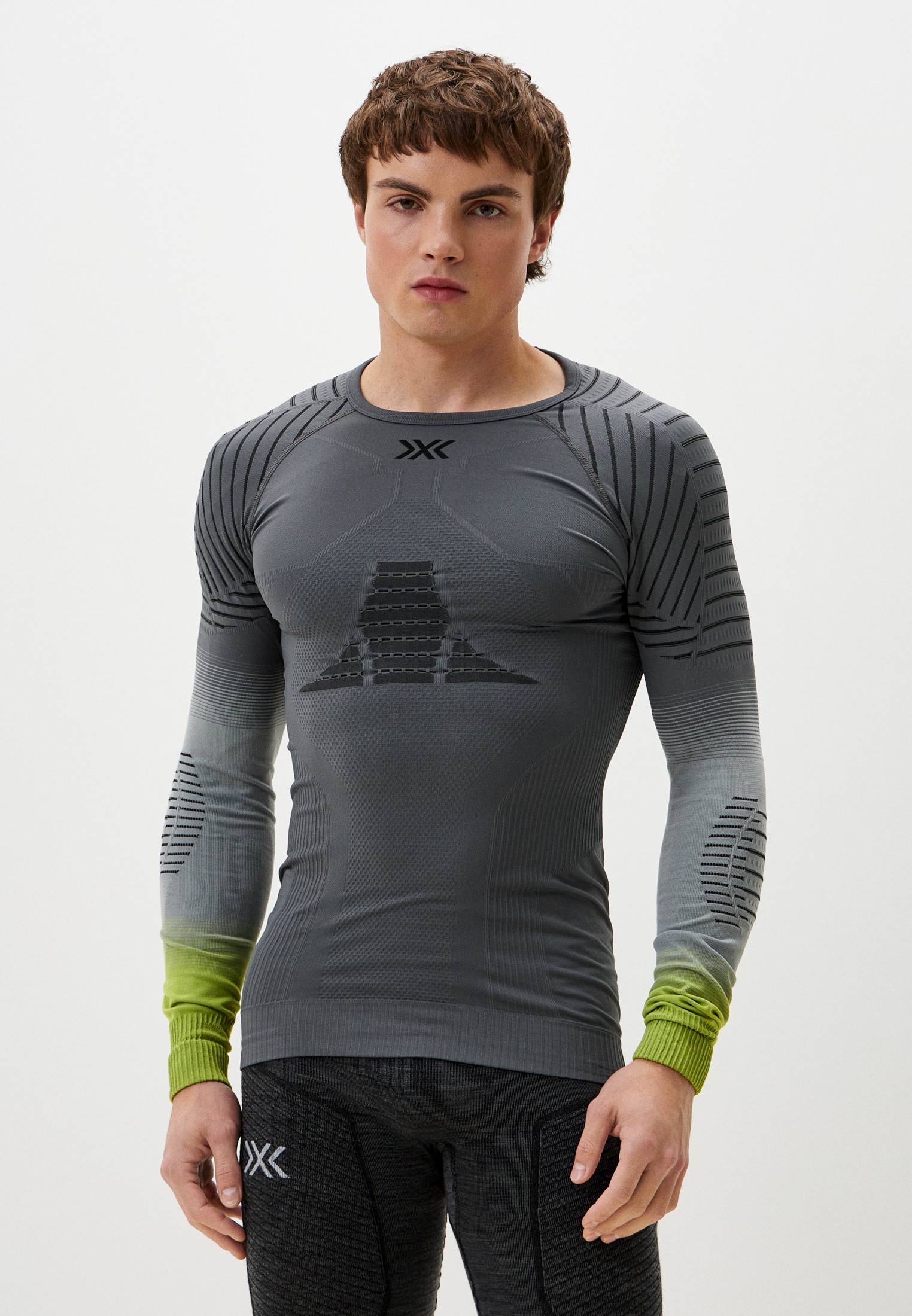 Термобелье верх X-Bionic INVENT FX SHIRT LS, цвет: серый, RTLADV874502 ...